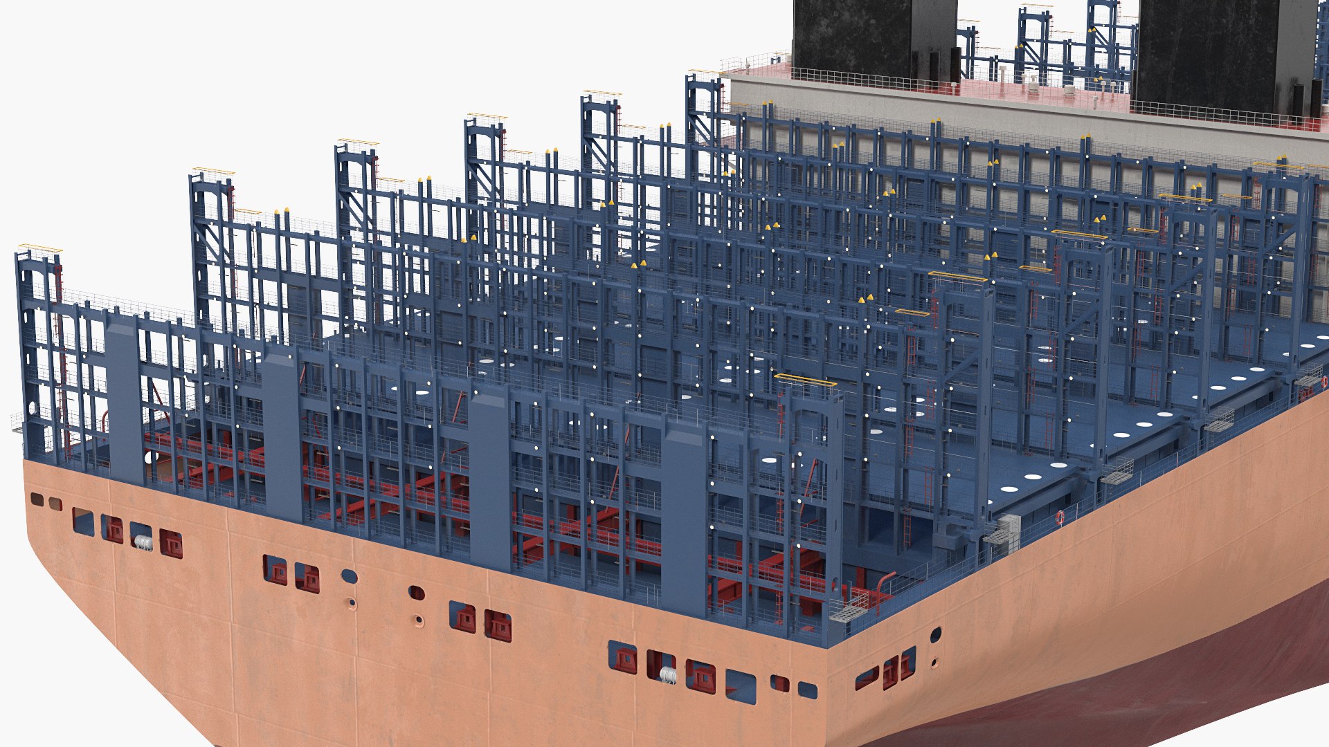 3D Container Ship Empty - TurboSquid 1778384