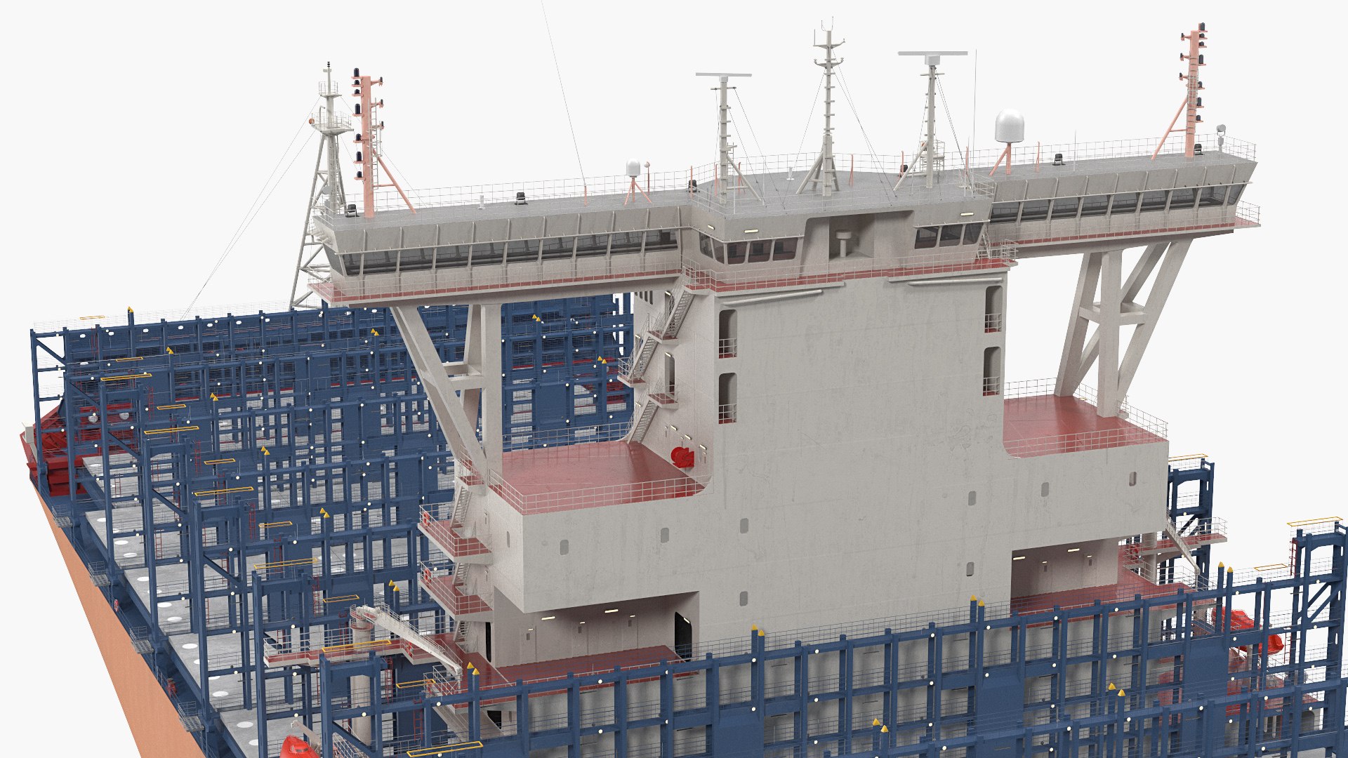 3D Container Ship Empty - TurboSquid 1778384