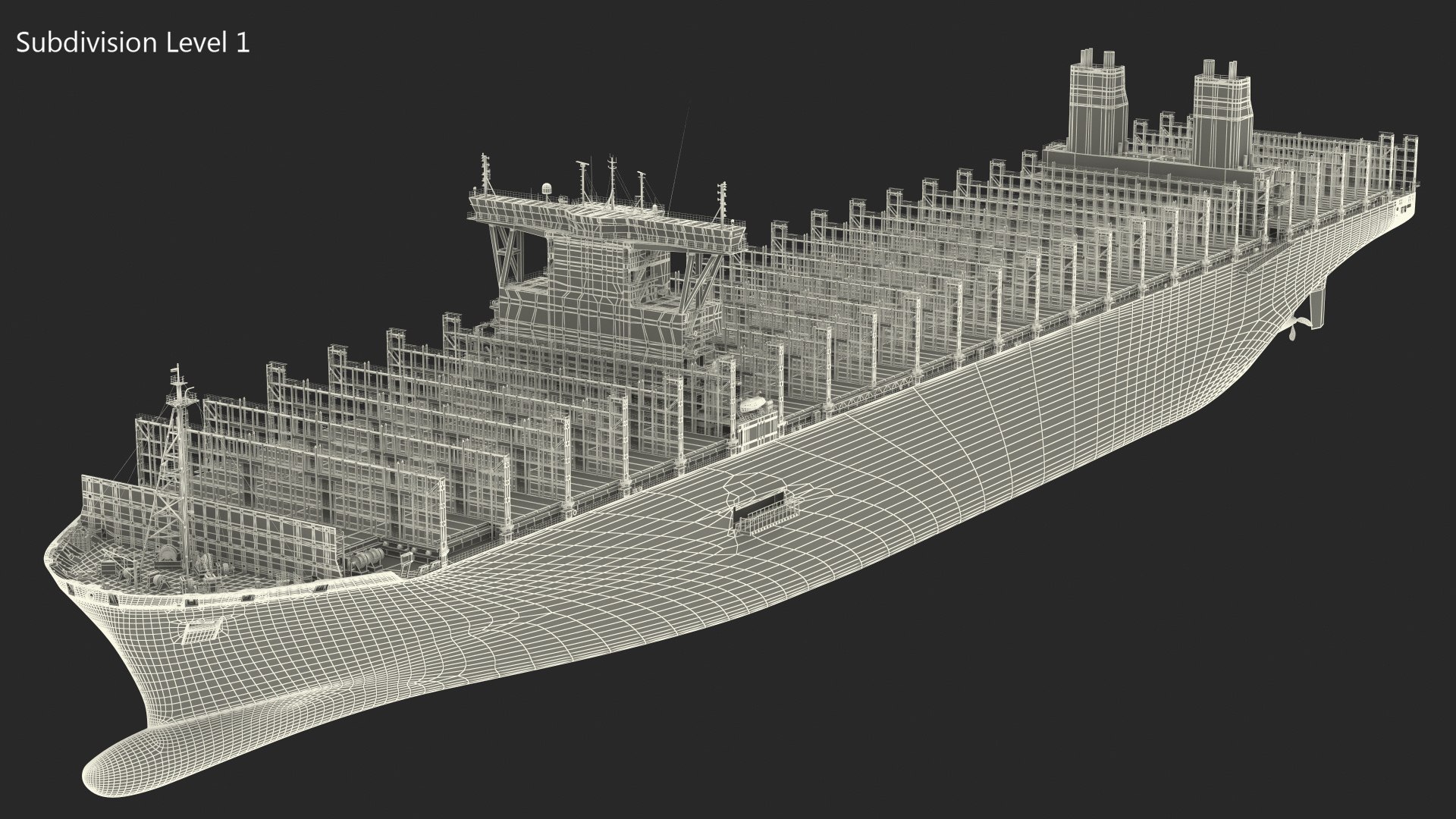 3D Container Ship Empty - TurboSquid 1778384