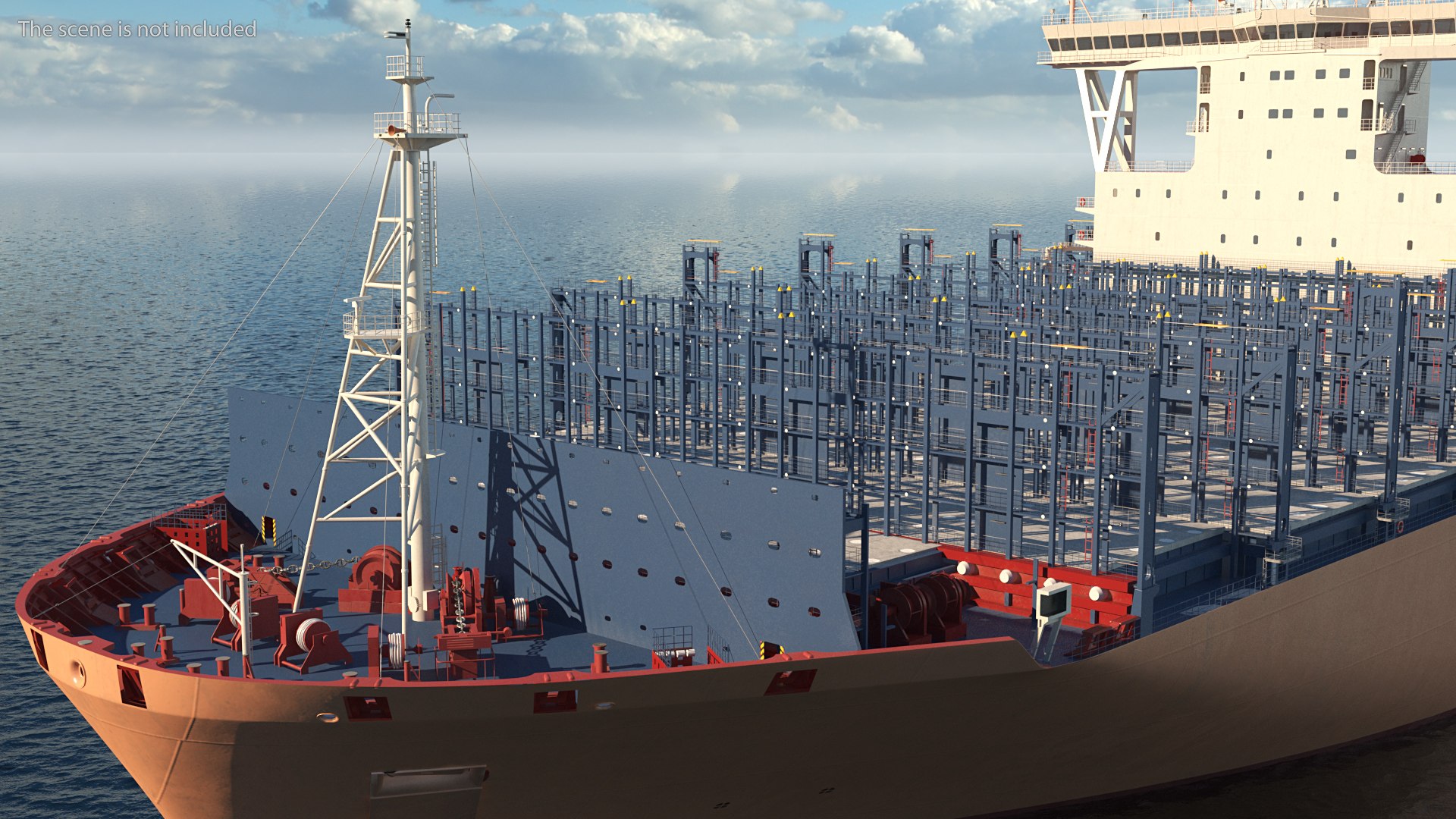 3D Container Ship Empty - TurboSquid 1778384