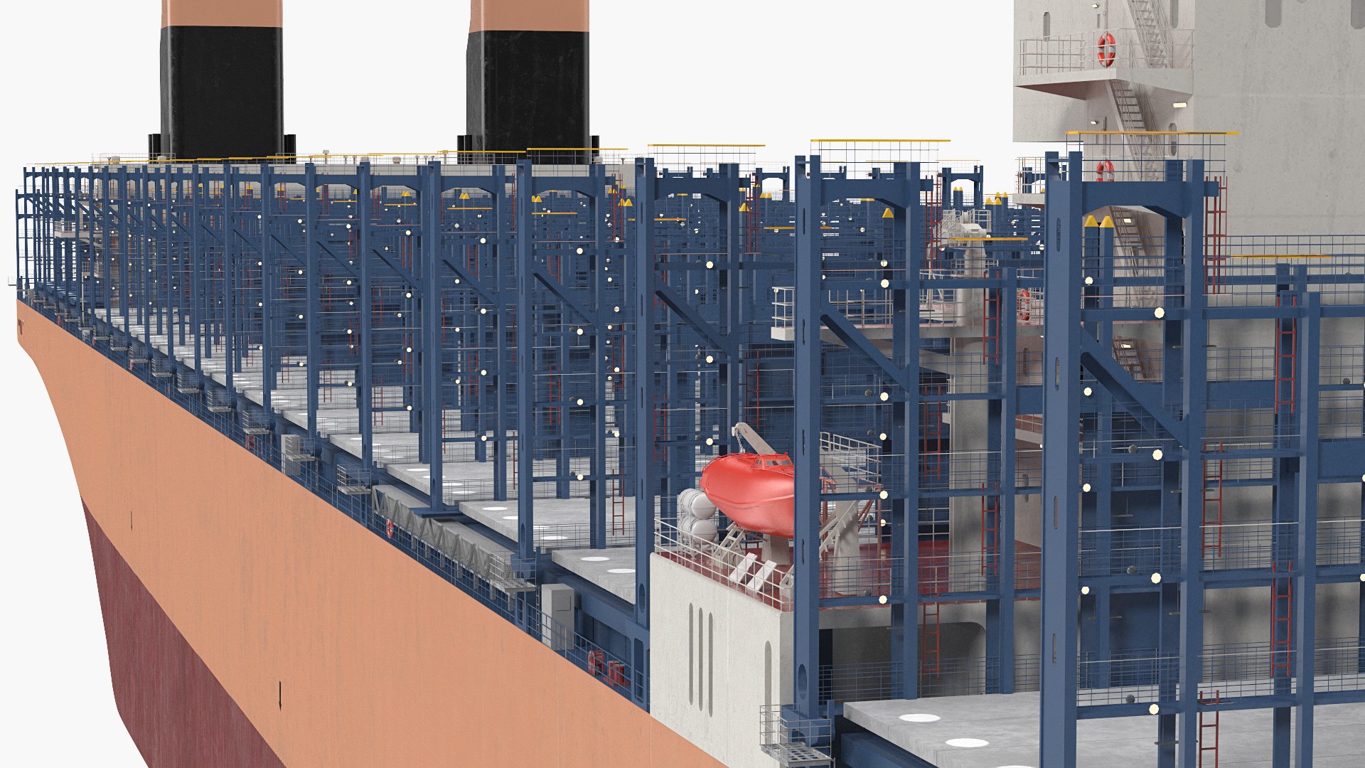 3D Container Ship Empty - TurboSquid 1778384