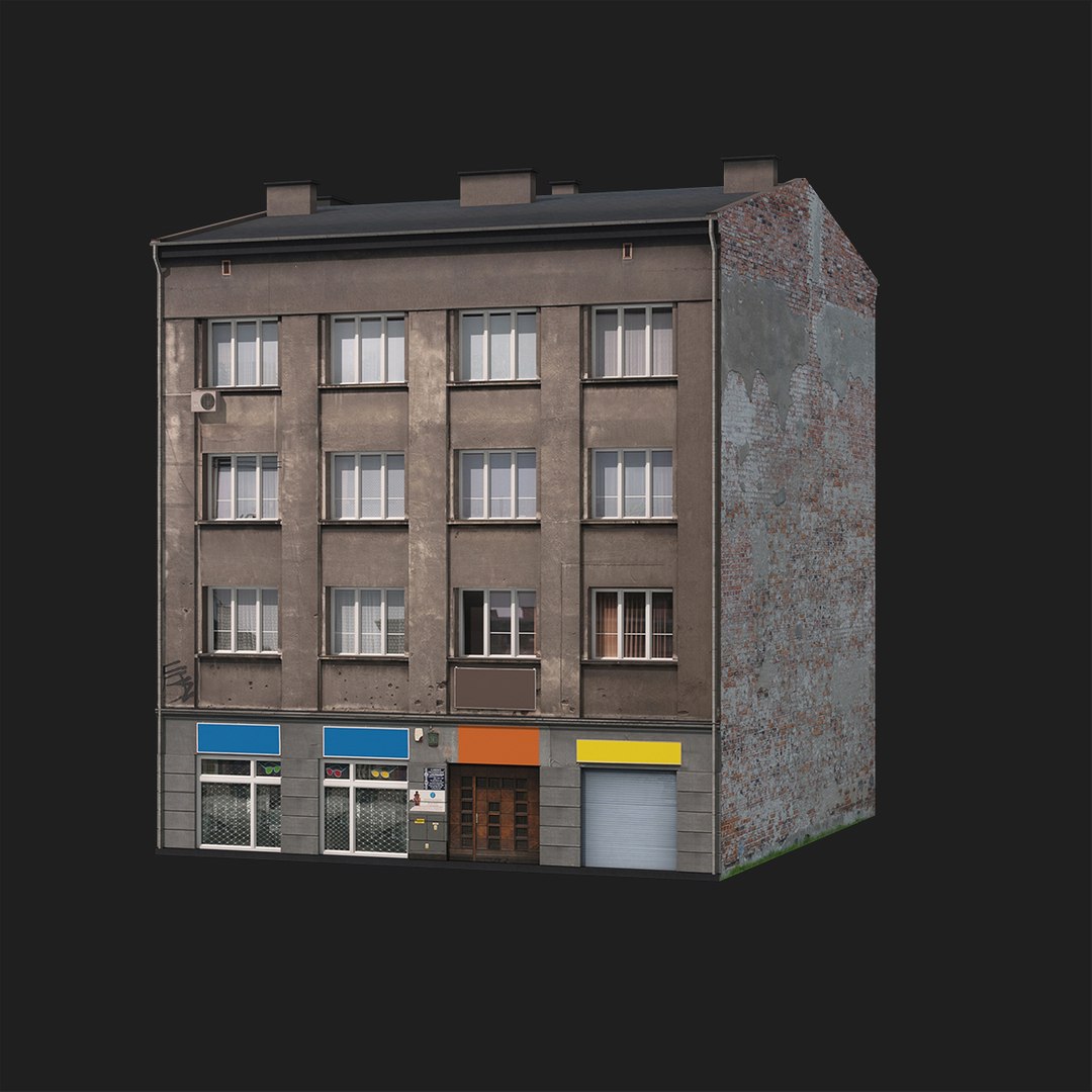old building 3d model