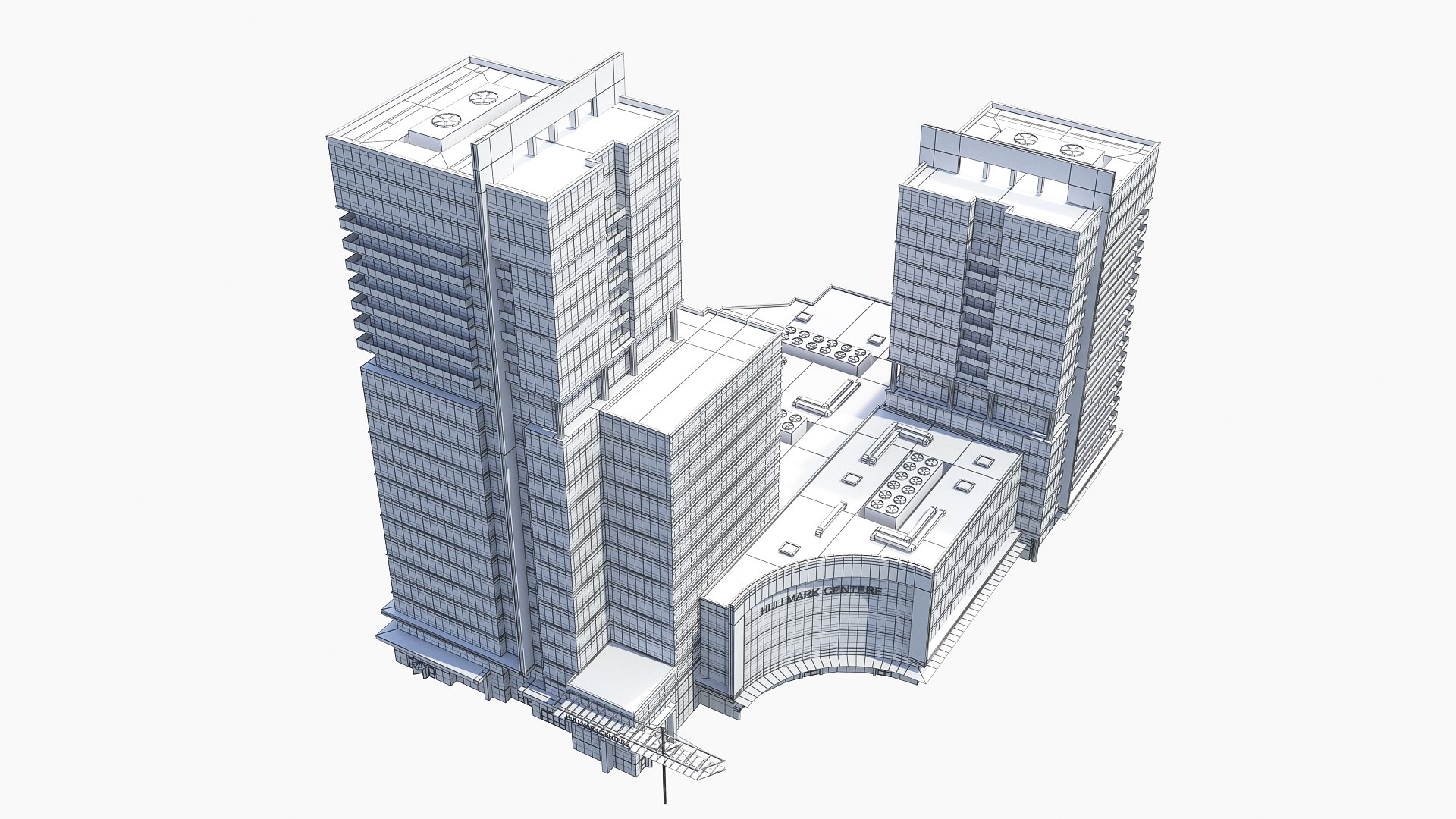 2 Buildings 3D Model - TurboSquid 1360628