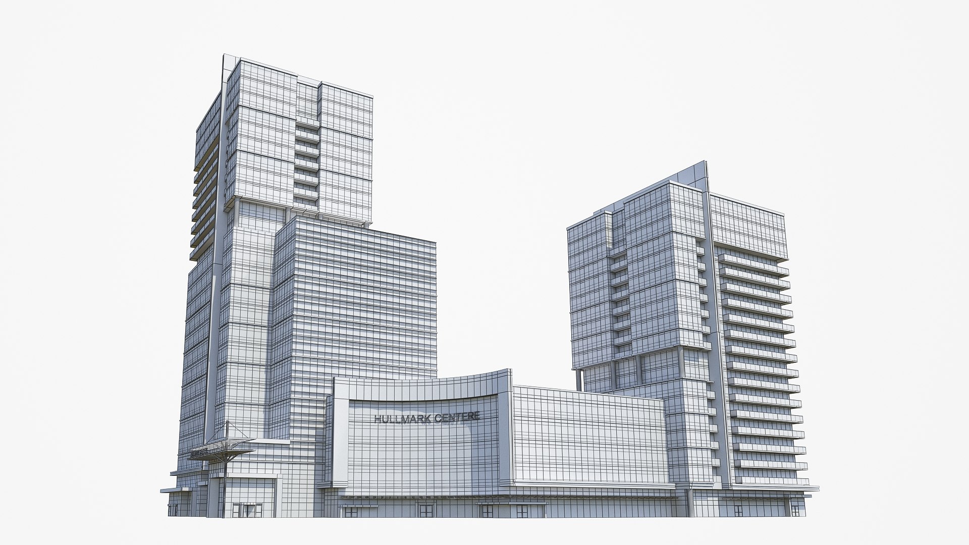 2 Buildings 3D Model - TurboSquid 1360628
