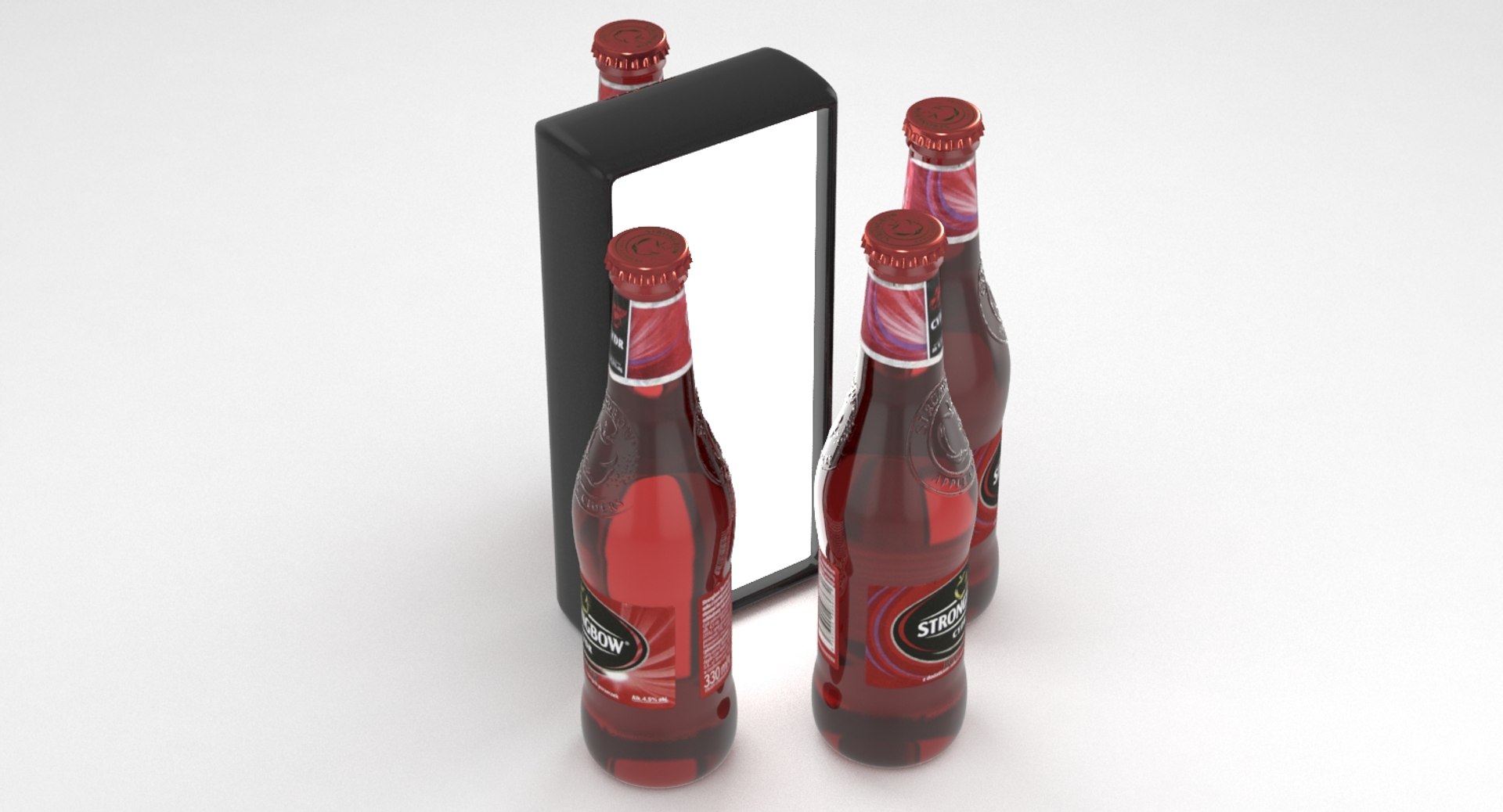 Cider Bottle 3D Model - TurboSquid 1237169