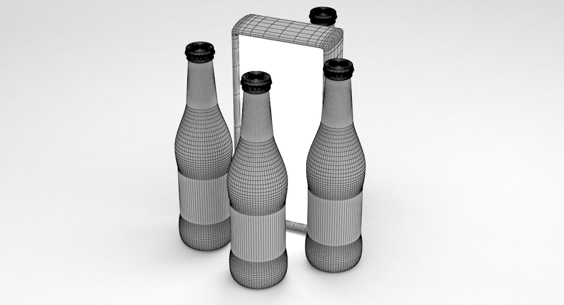 Cider Bottle 3D Model - TurboSquid 1237169