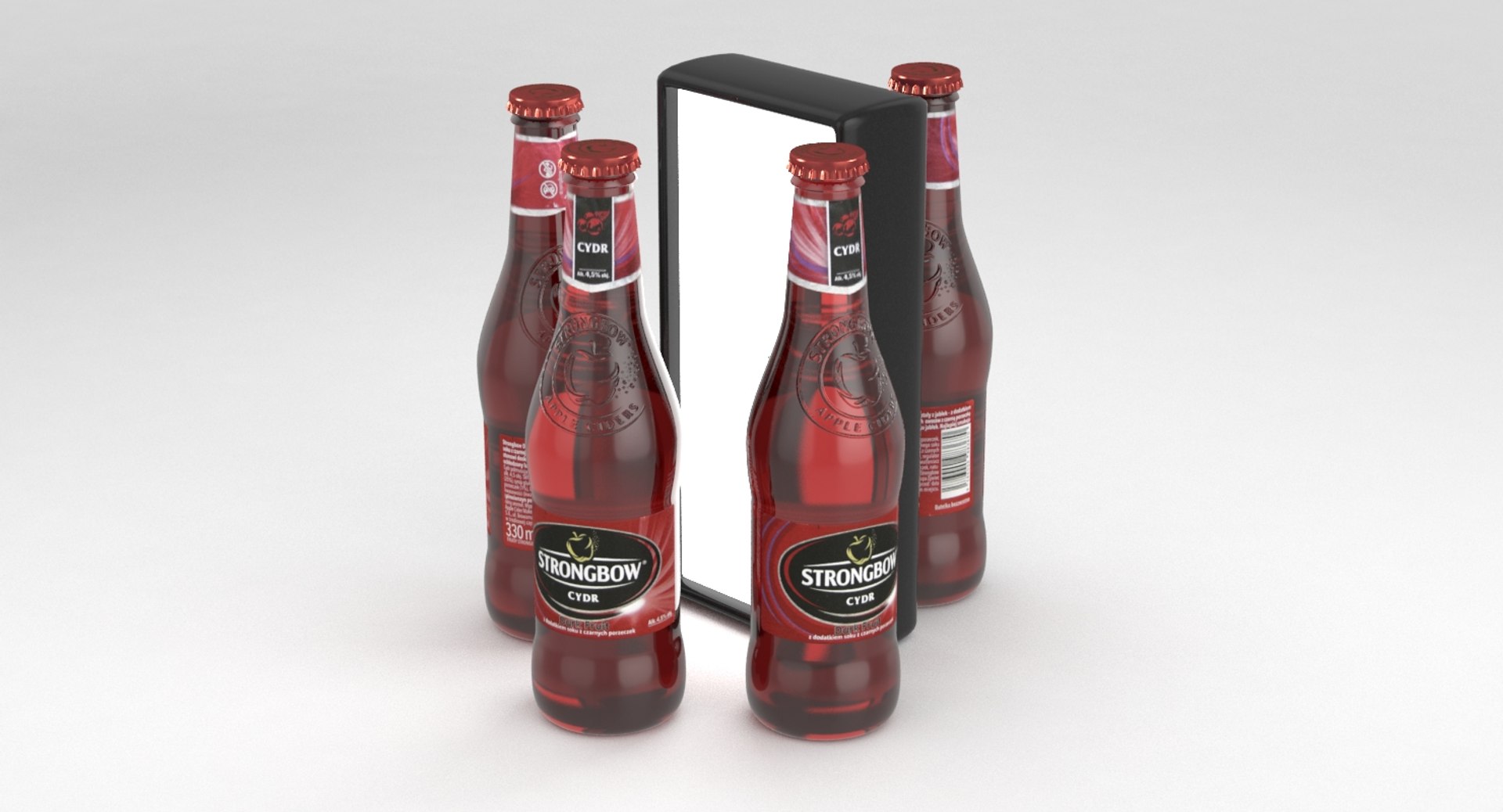 Cider Bottle 3D Model - TurboSquid 1237169