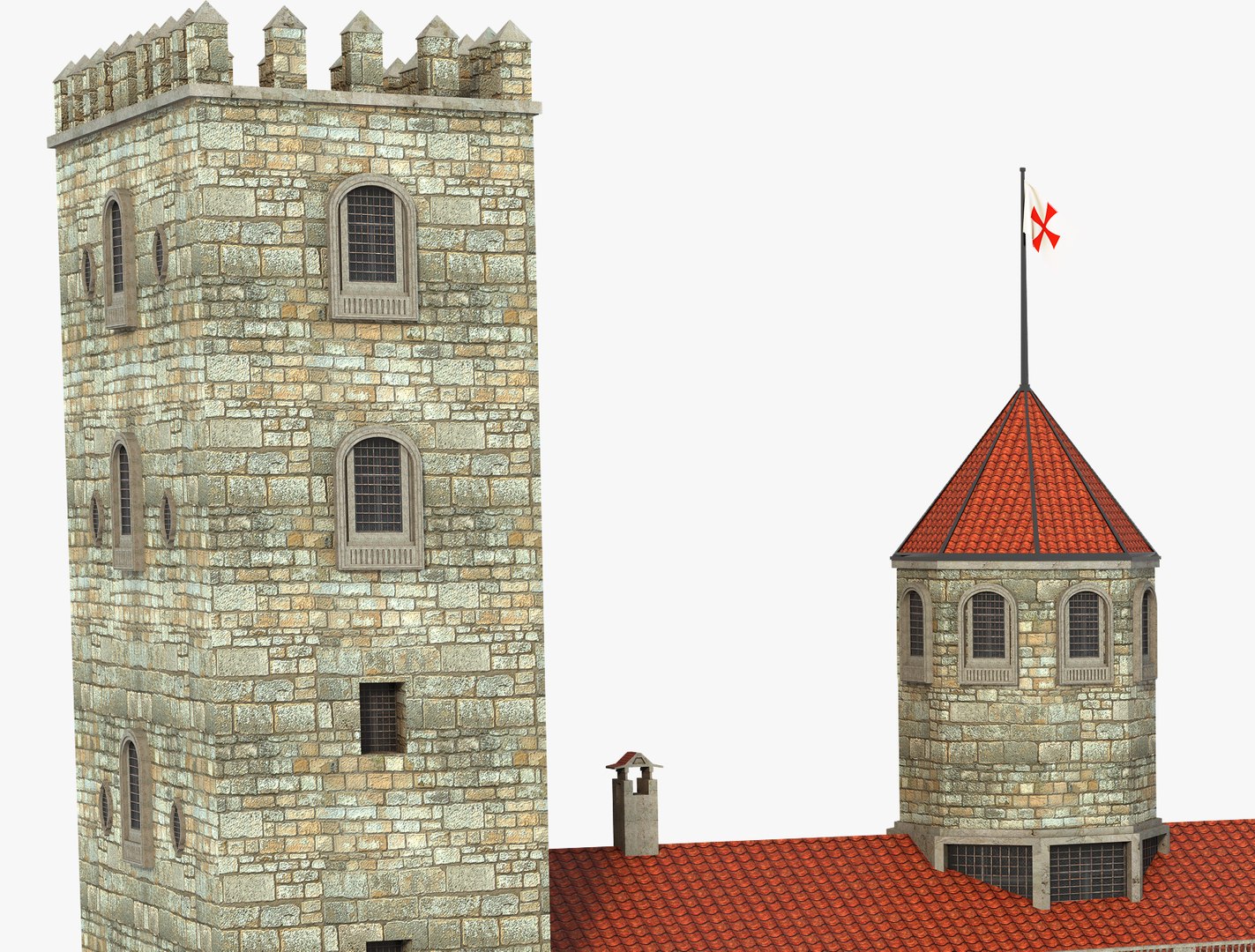 3D model fantasy tower gate - TurboSquid 1345686