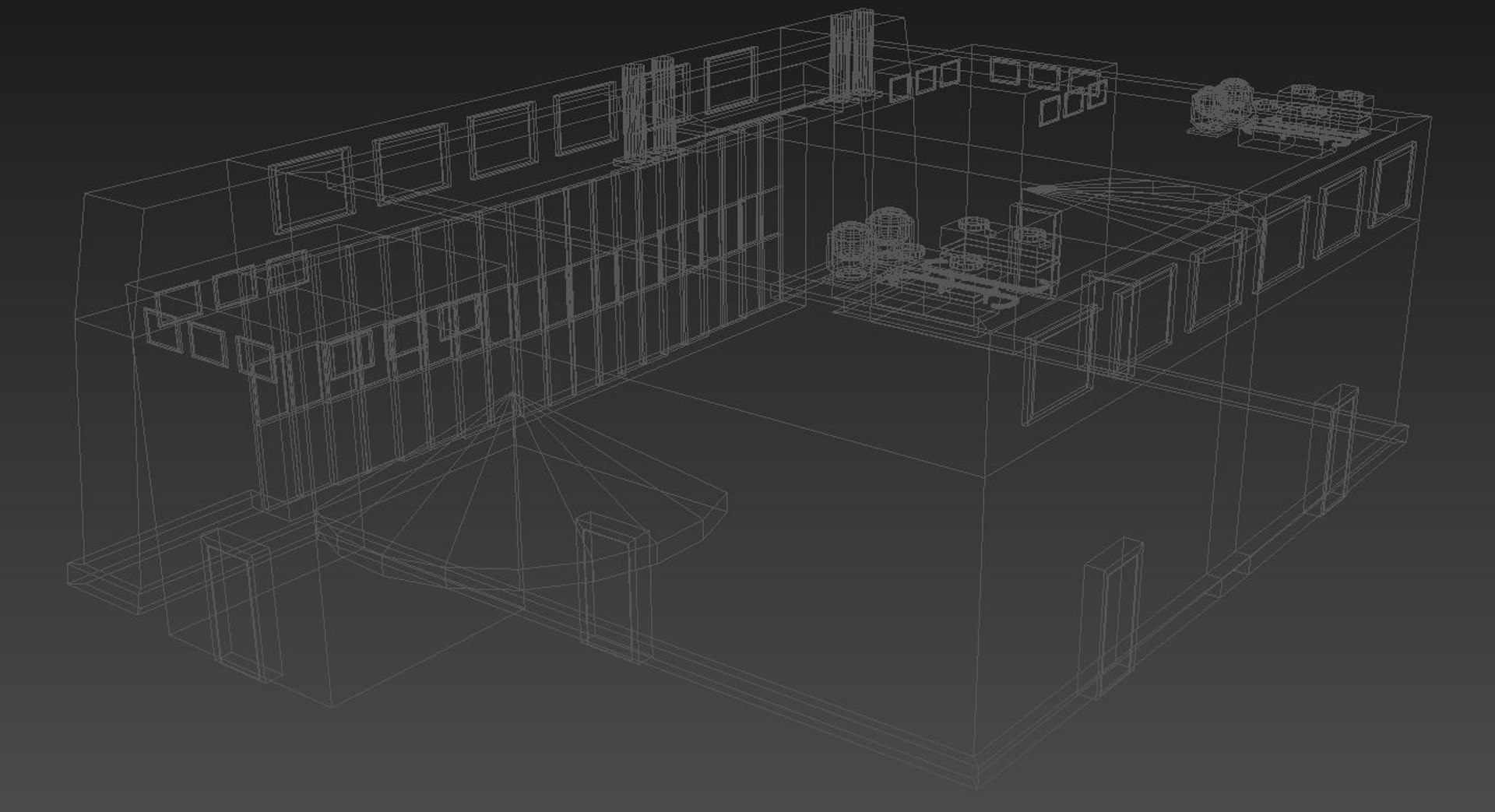 Free Plane Hanger 3d Model