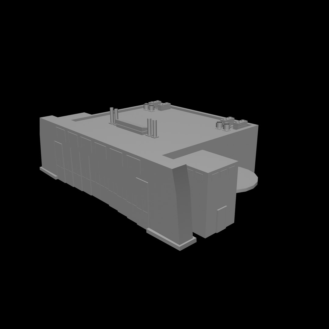 Free Plane Hanger 3d Model