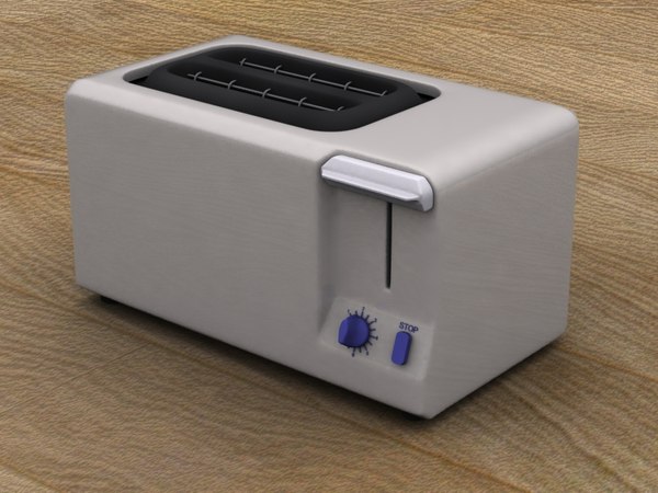 toaster kitchen 3d model