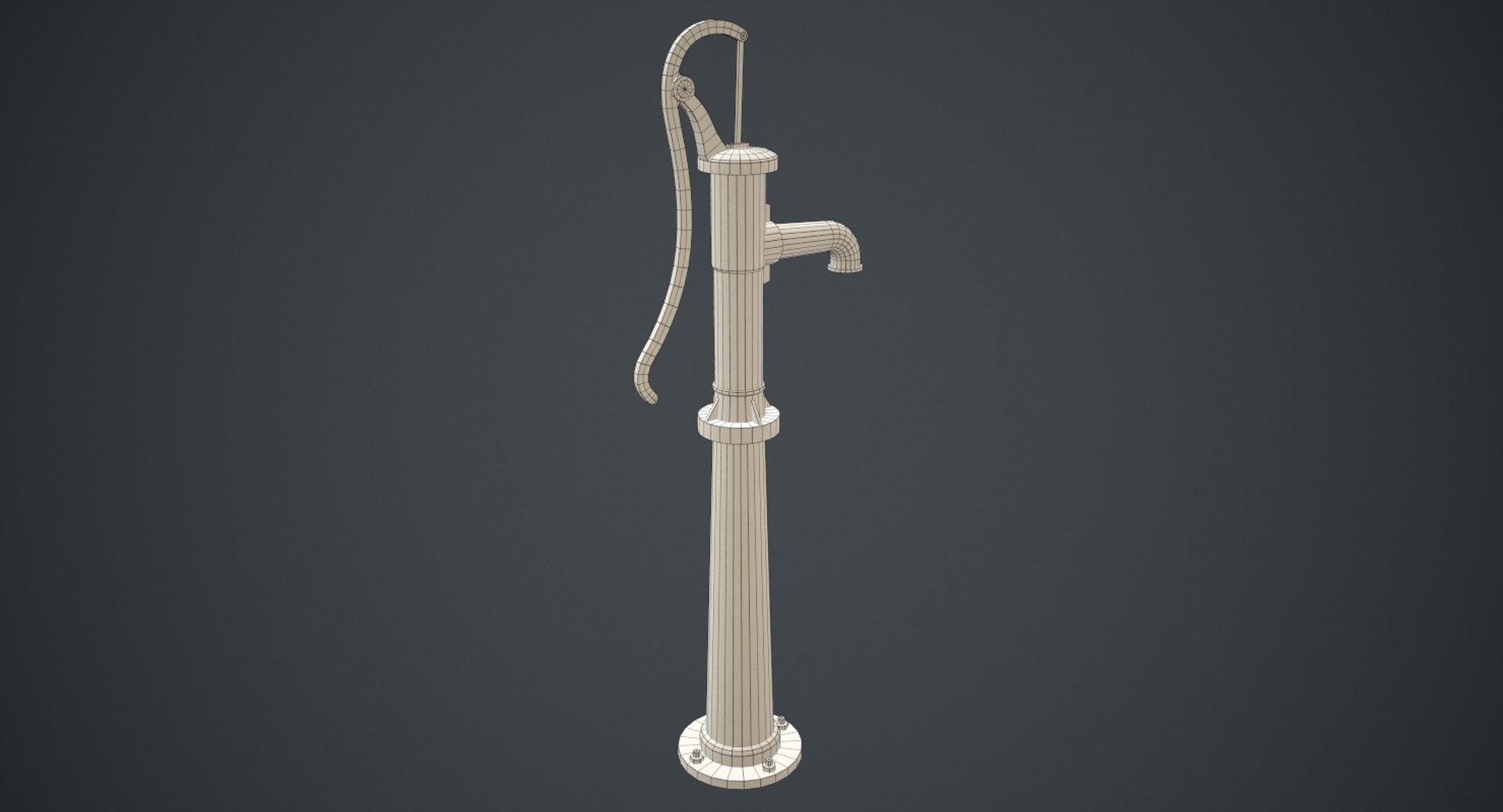 Hand Pump 1b 3D Model - TurboSquid 1365465