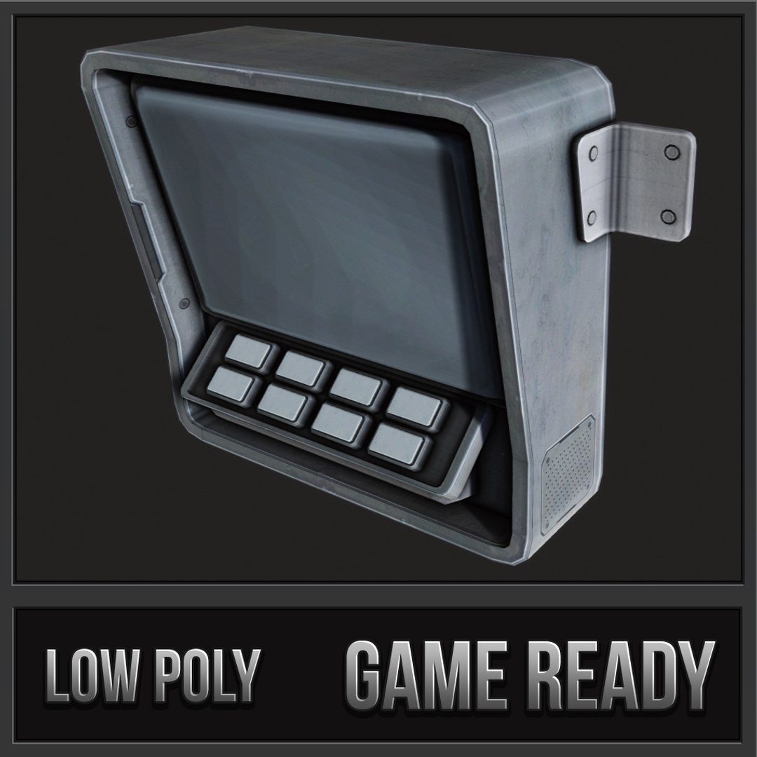 Terminal Console 3d Model