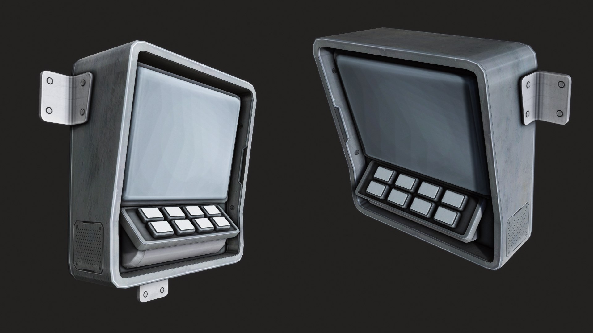 Terminal Console 3d Model