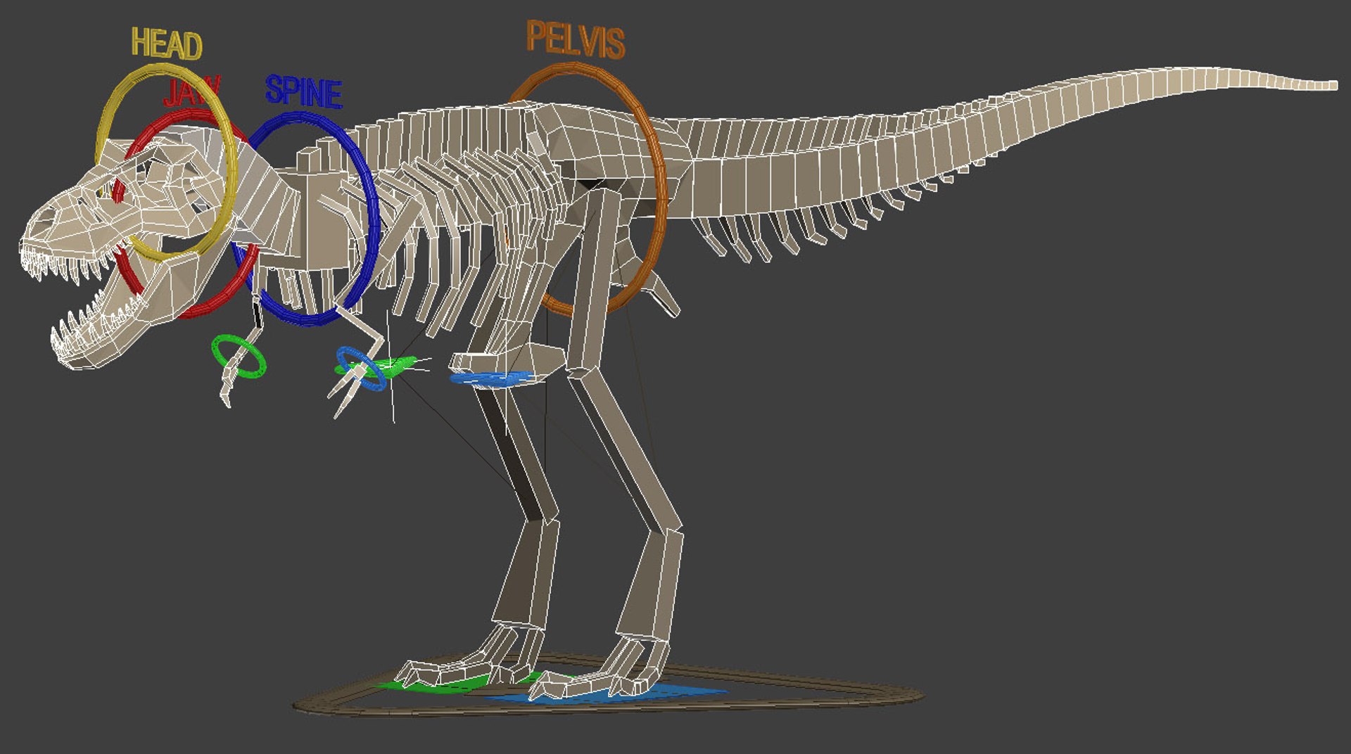 3D rex skeleton t - TurboSquid 1299587