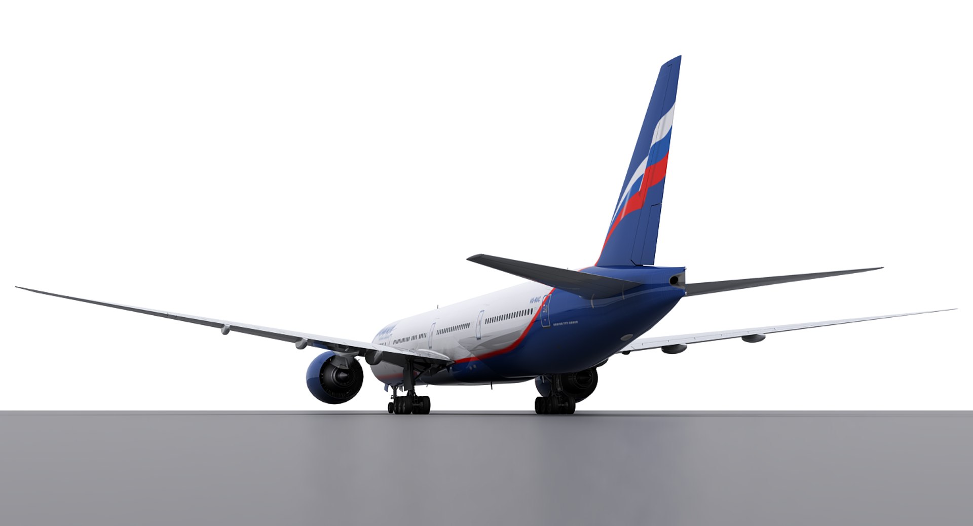 777-300 Aeroflot Model - TurboSquid 1252429