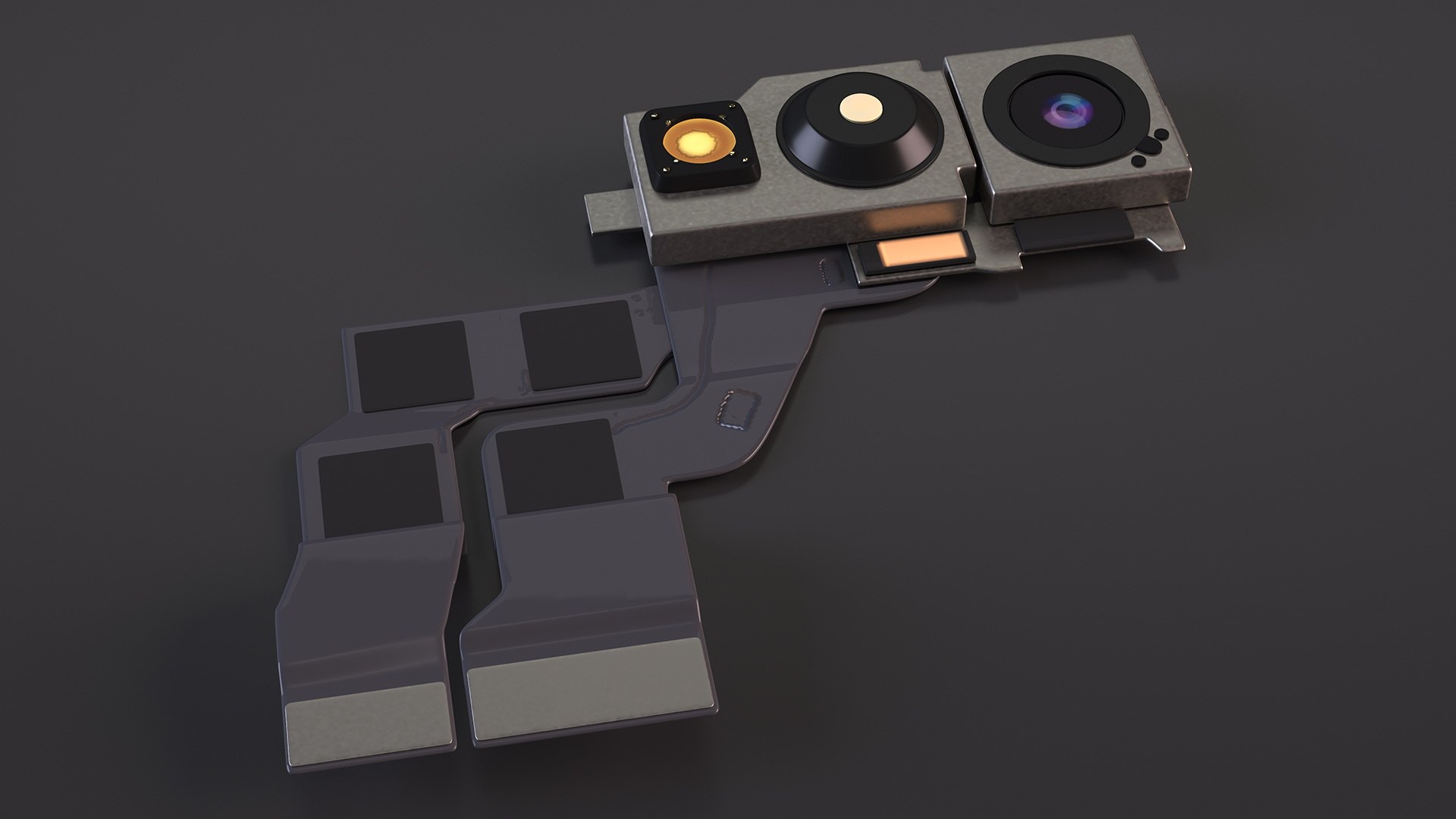 IPhone 14 Pro Front Facing Camera Module 3D model - TurboSquid 2090349