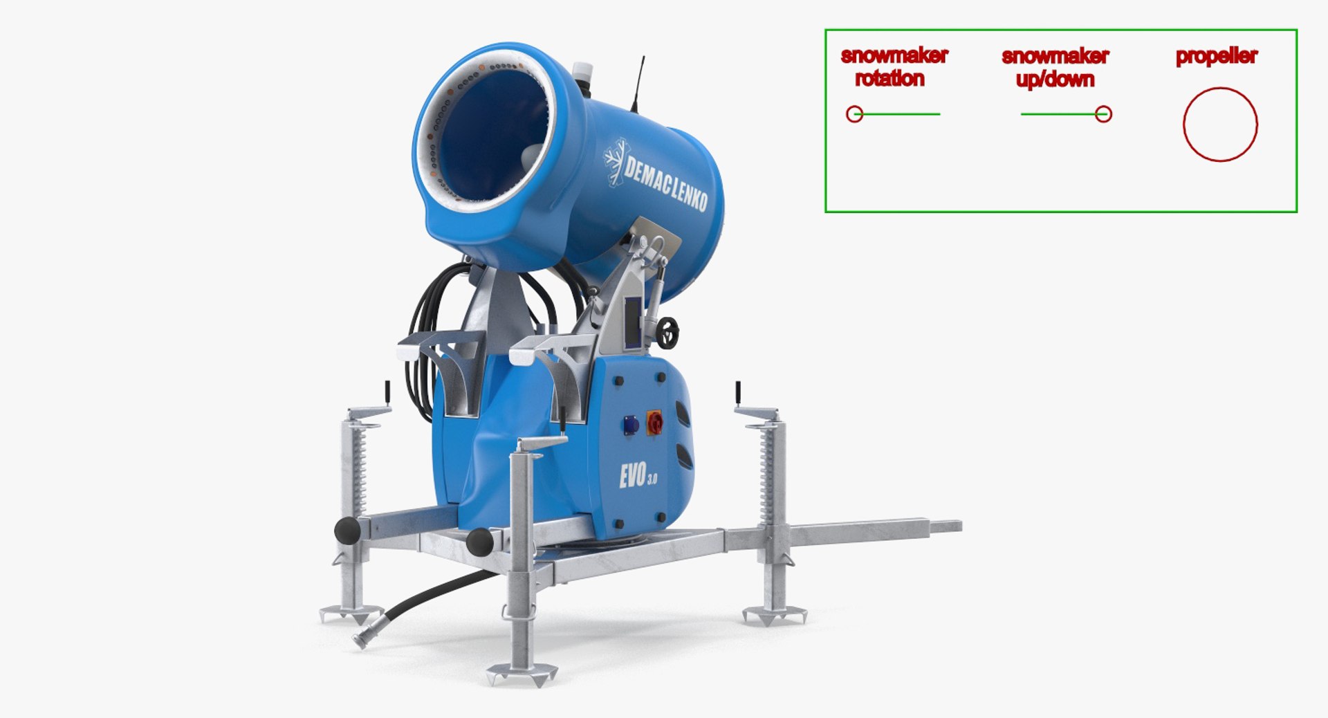 3D Demaclenko Evo Mmk Snow Model - TurboSquid 1415783