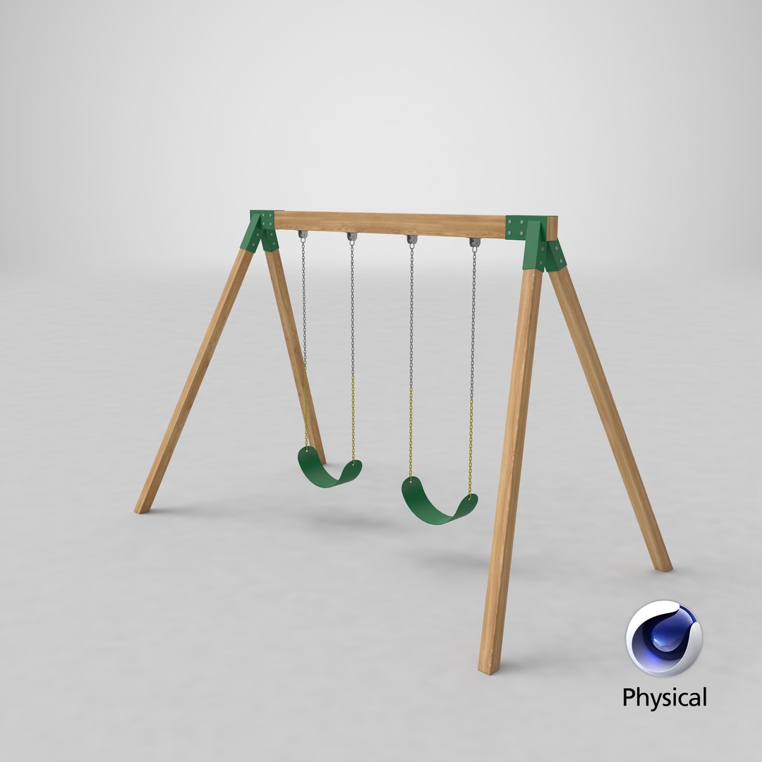 3D Swing Set - TurboSquid 2138773