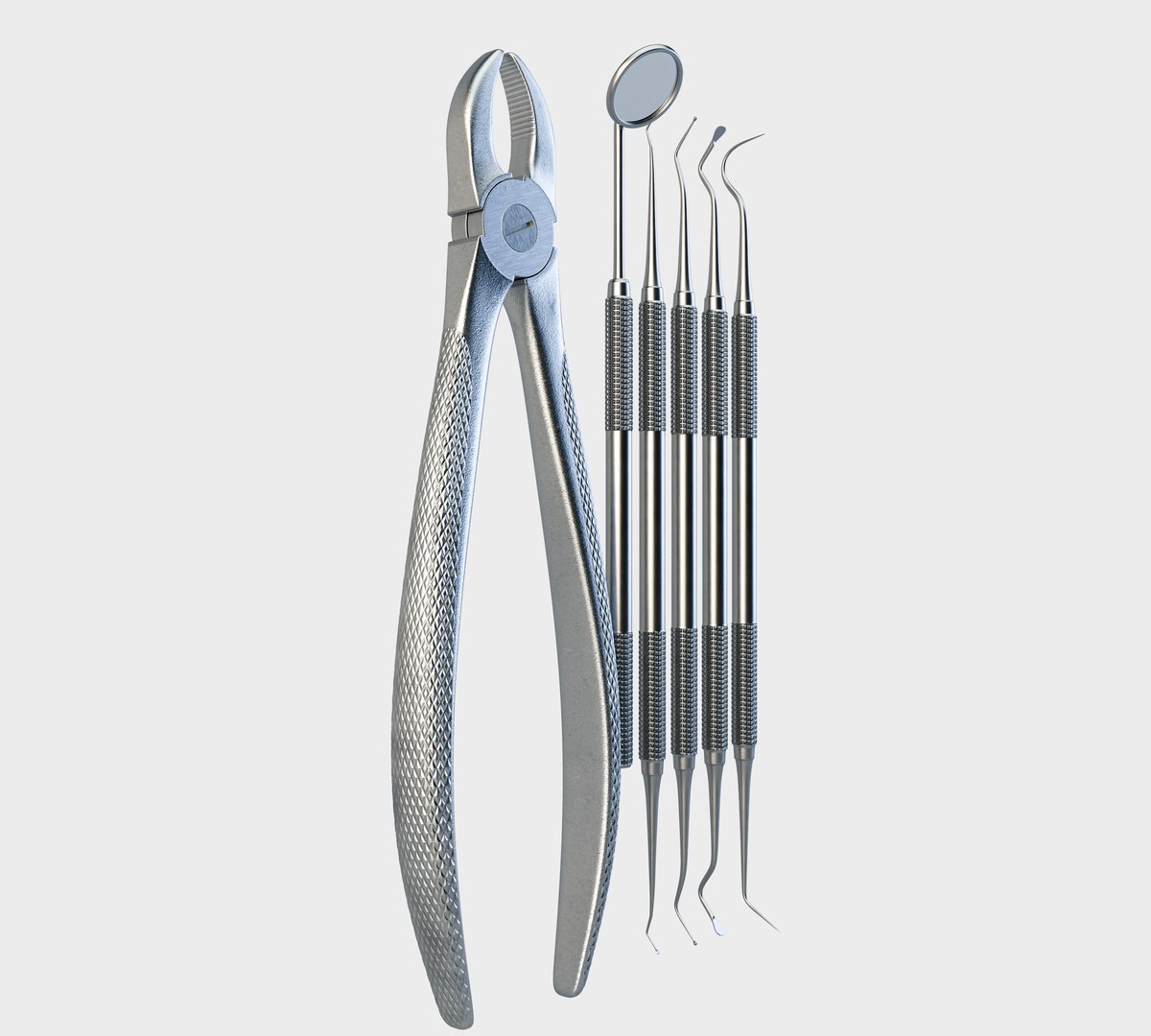 3D Dentist Instrument Tools Model - TurboSquid 2043058