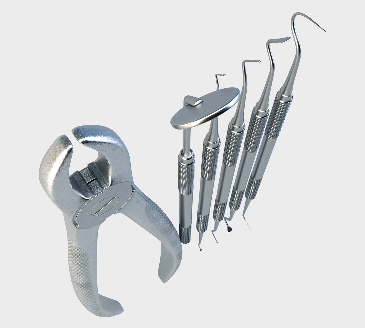 3D Dentist Instrument Tools Model - TurboSquid 2043058