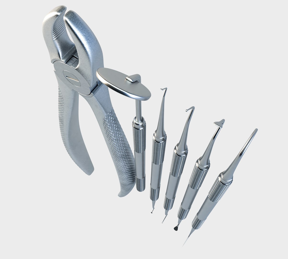 3D Dentist Instrument Tools Model - TurboSquid 2043058