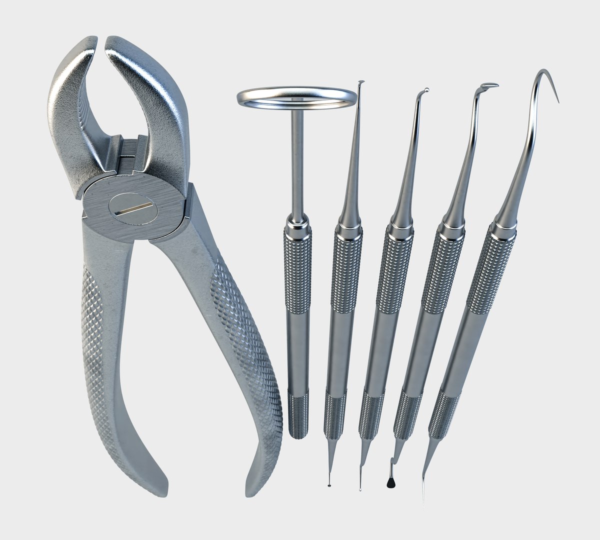 3D Dentist Instrument Tools Model - TurboSquid 2043058