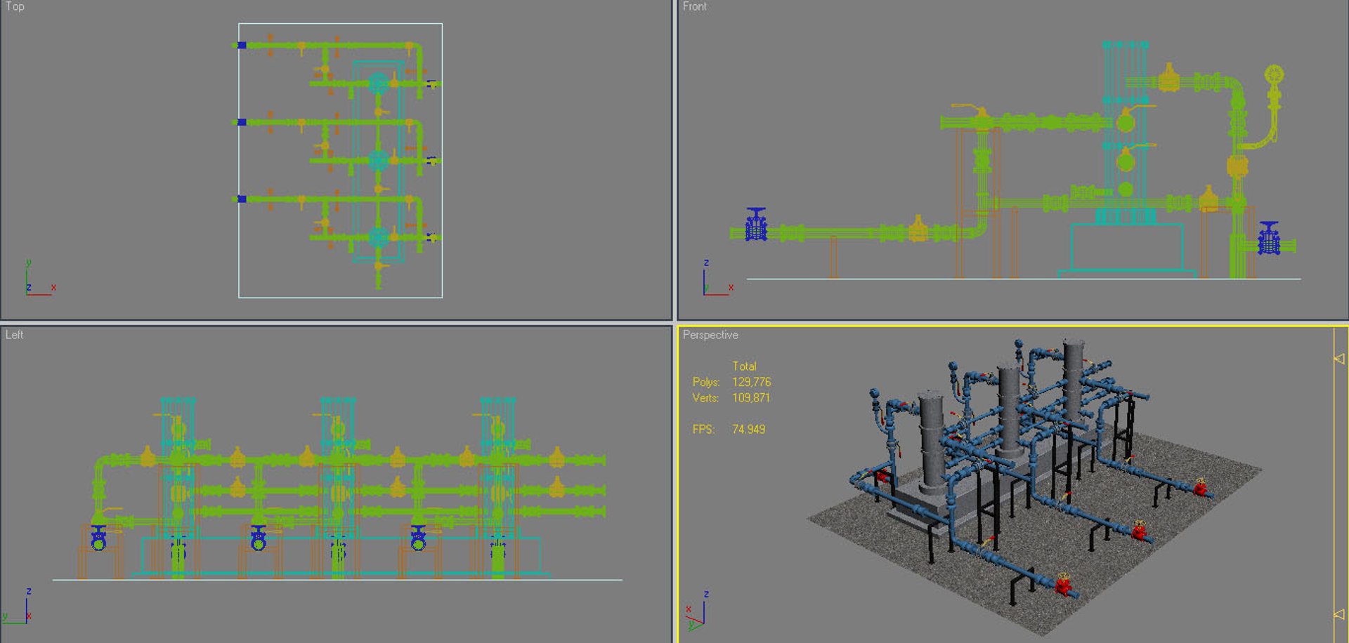 3D Piping 1 - TurboSquid 1522168