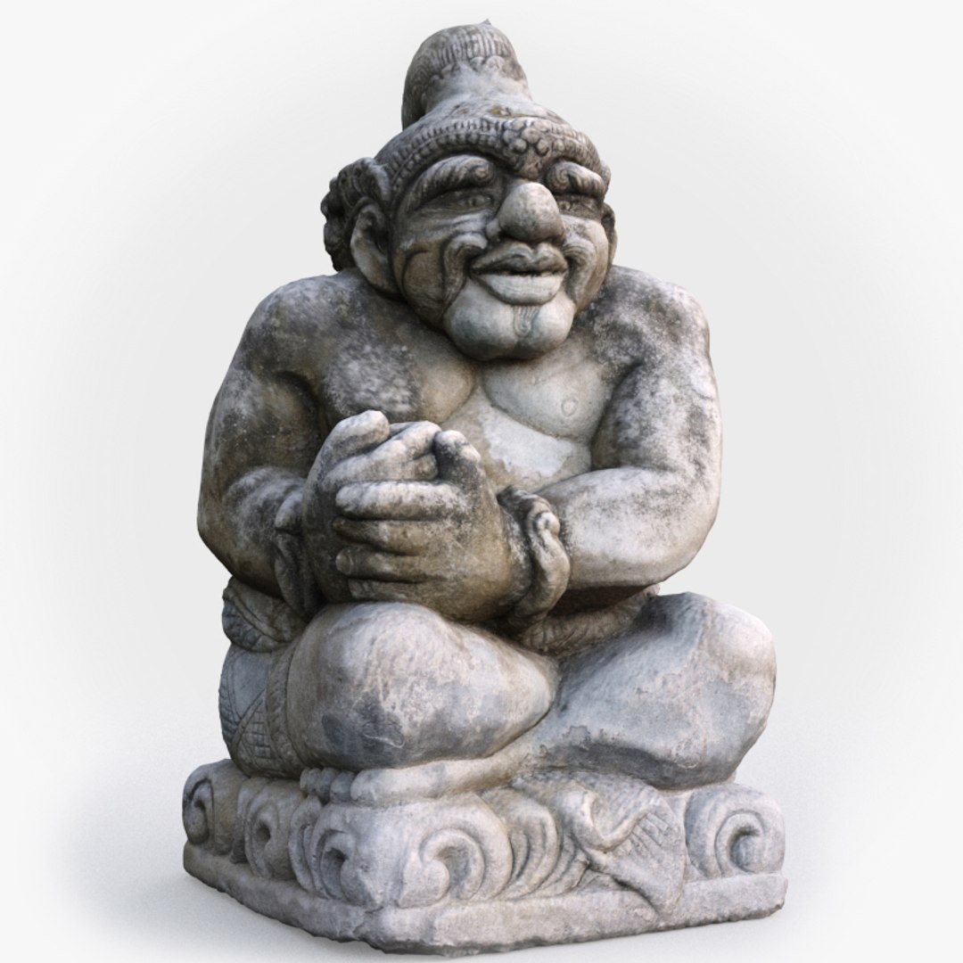 Balinese Guardian Statue 3D Model - TurboSquid 1427581