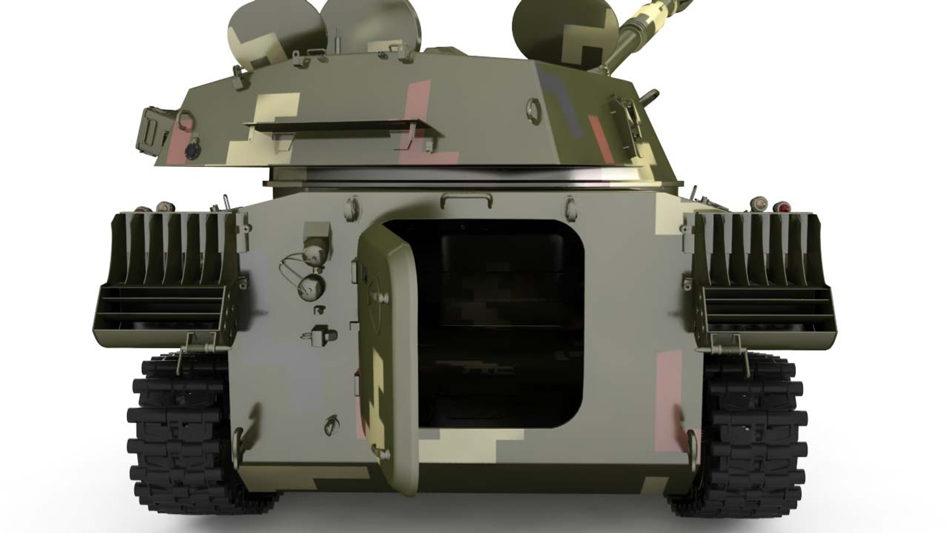 Howitzer 2C1 Animated 3D Model - TurboSquid 2164696