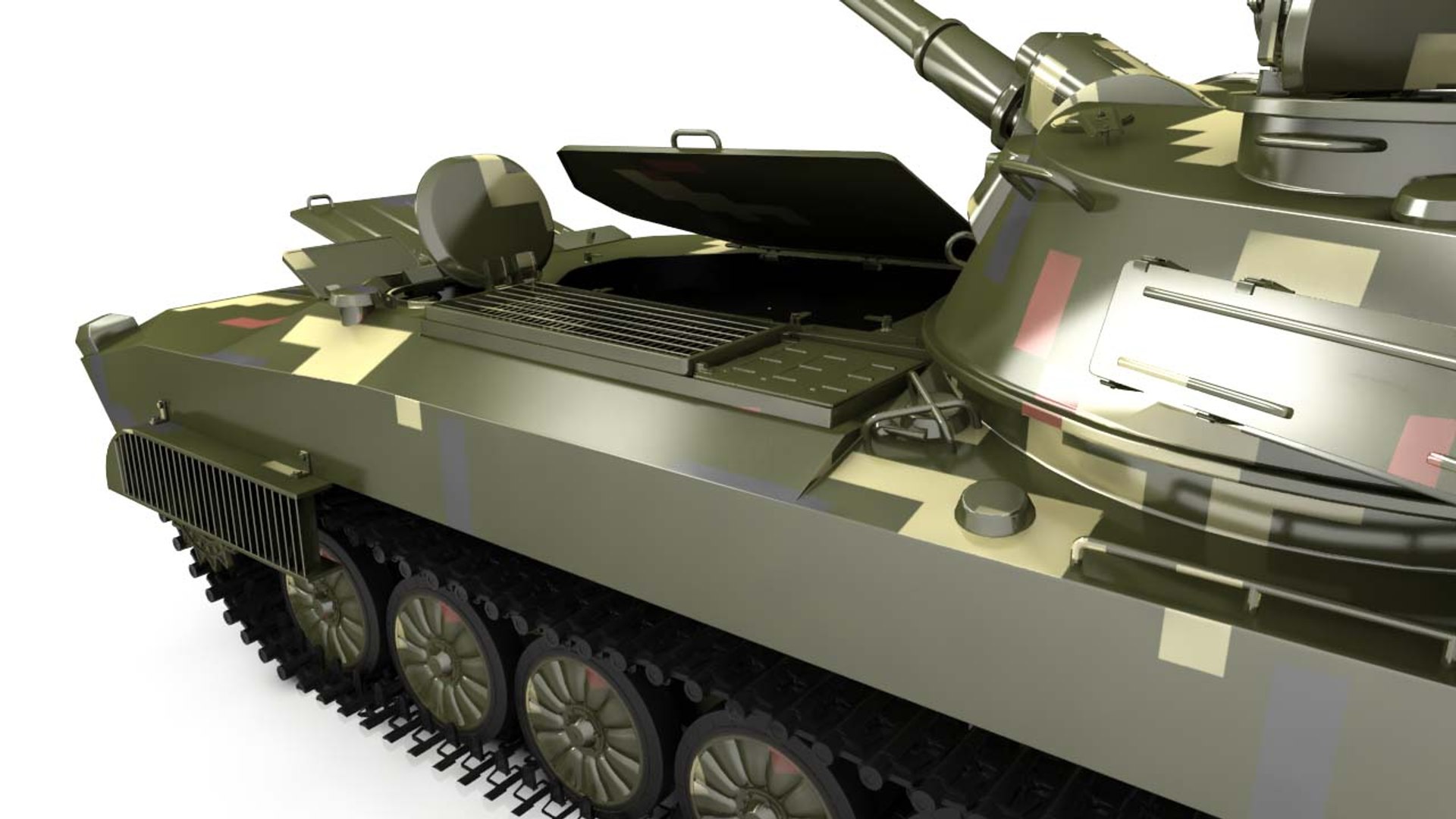 Howitzer 2C1 Animated 3D Model - TurboSquid 2164696