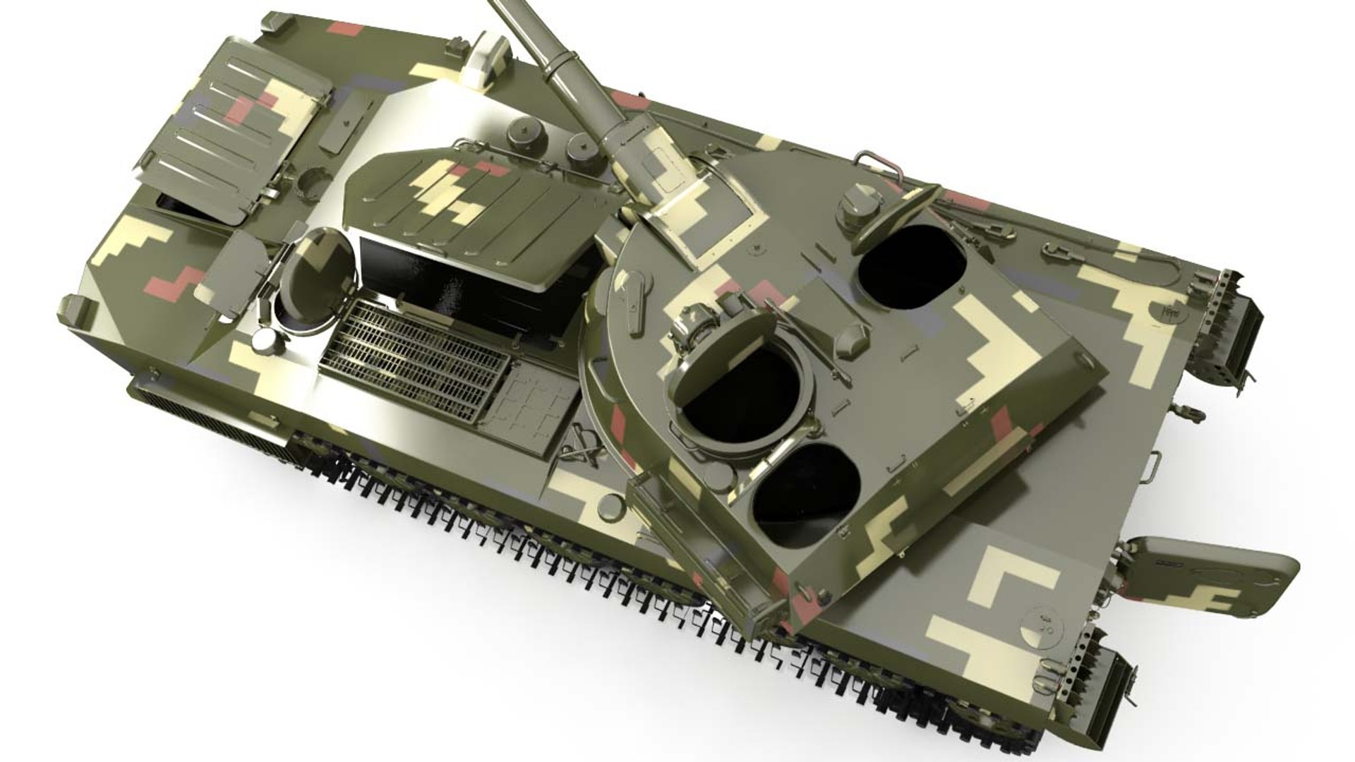 Howitzer 2C1 Animated 3D Model - TurboSquid 2164696