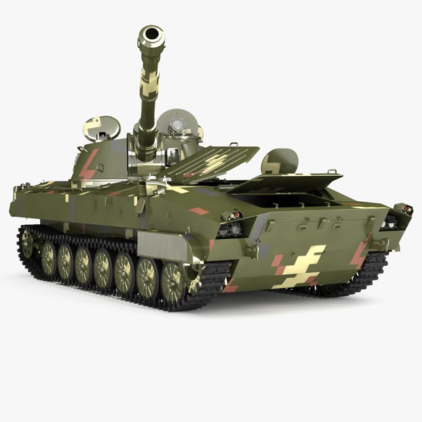 modelo 3d Obús 2C1 animado - TurboSquid 2164696