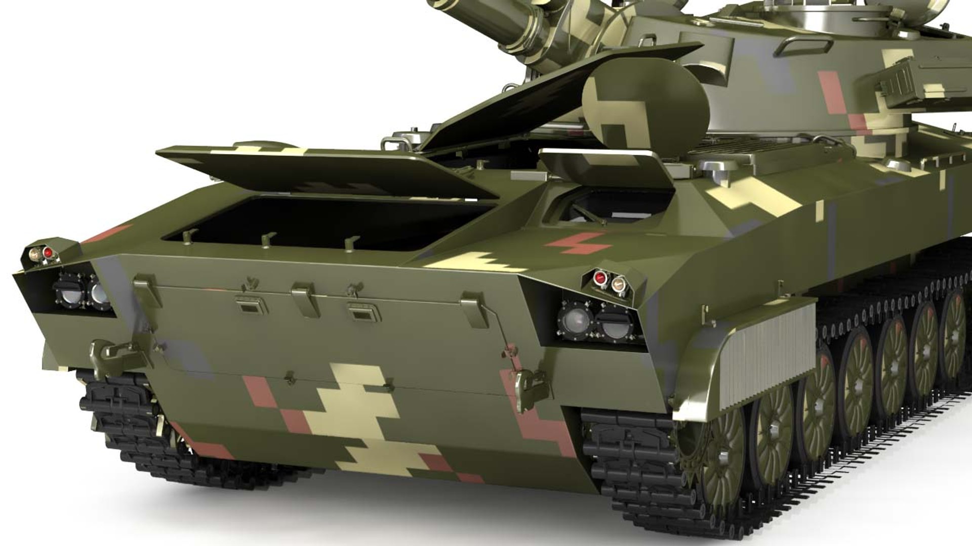 Howitzer 2C1 Animated 3D Model - TurboSquid 2164696