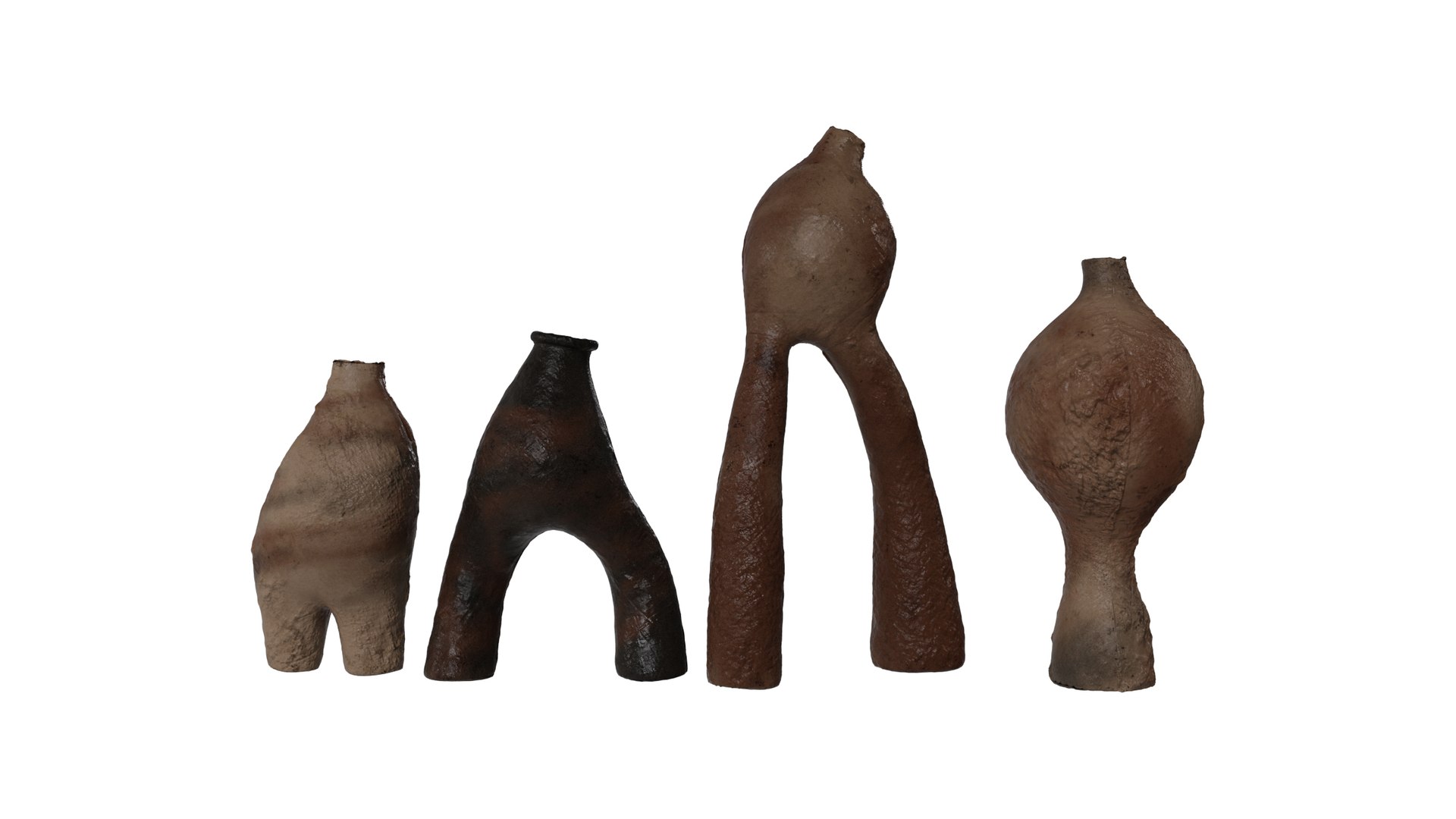 3D Human Shaped Mud Vases Model - TurboSquid 2005865