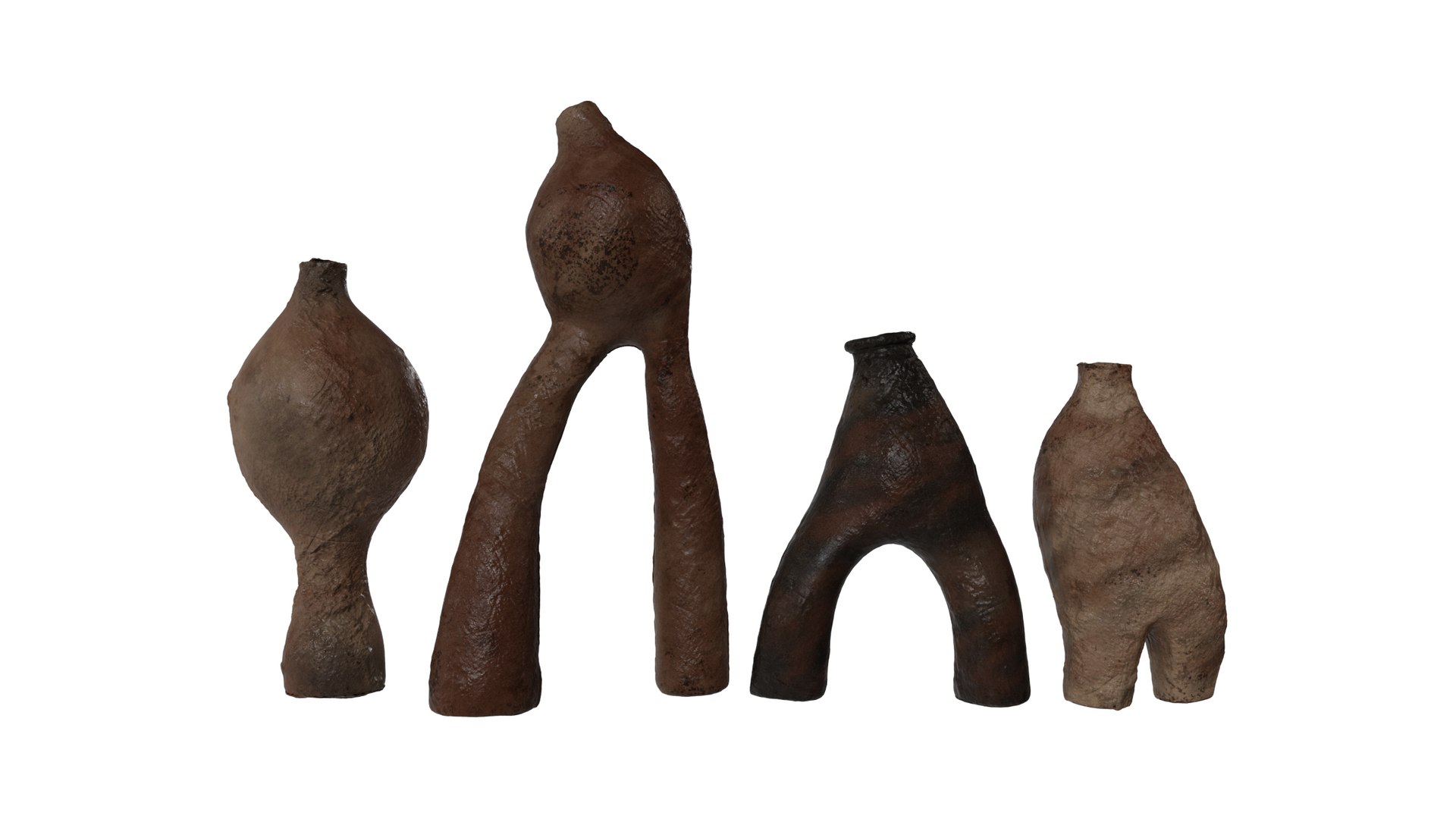 3D Human Shaped Mud Vases Model - TurboSquid 2005865