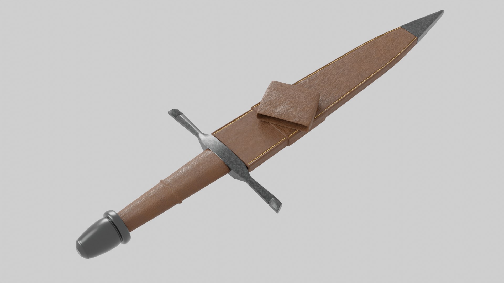 3D Knights Dagger model - TurboSquid 1994649