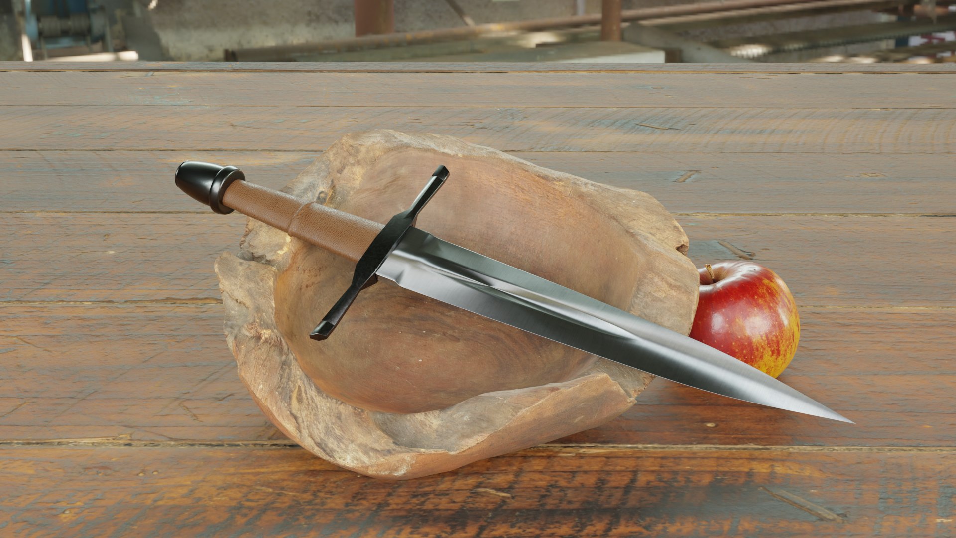 3D Knights Dagger Model - TurboSquid 1994649