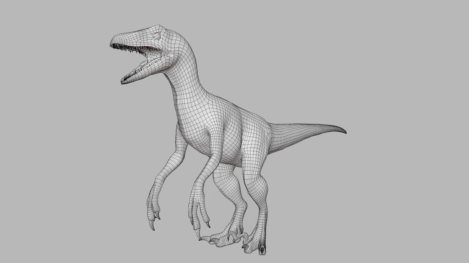 3D Pyroraptor Basemesh Low Poly - TurboSquid 1995189