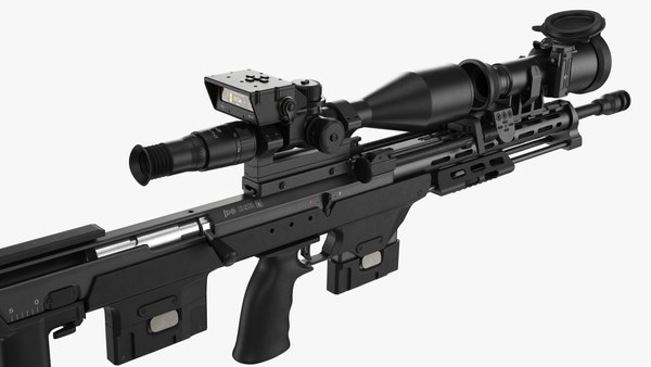 Sniper rifle dsr-50 3D model - TurboSquid 1520874
