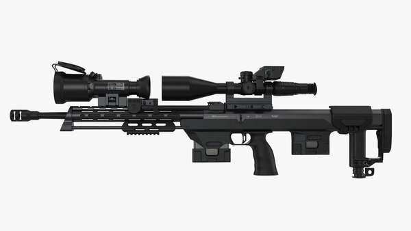 modelo 3d Rifle de francotirador DSR-50 - TurboSquid 1520874