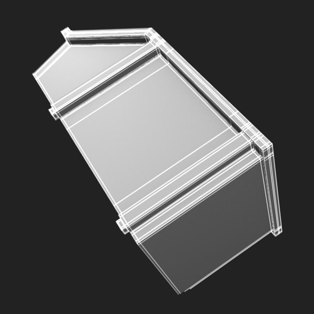 3d Model Stackable Parts Bin