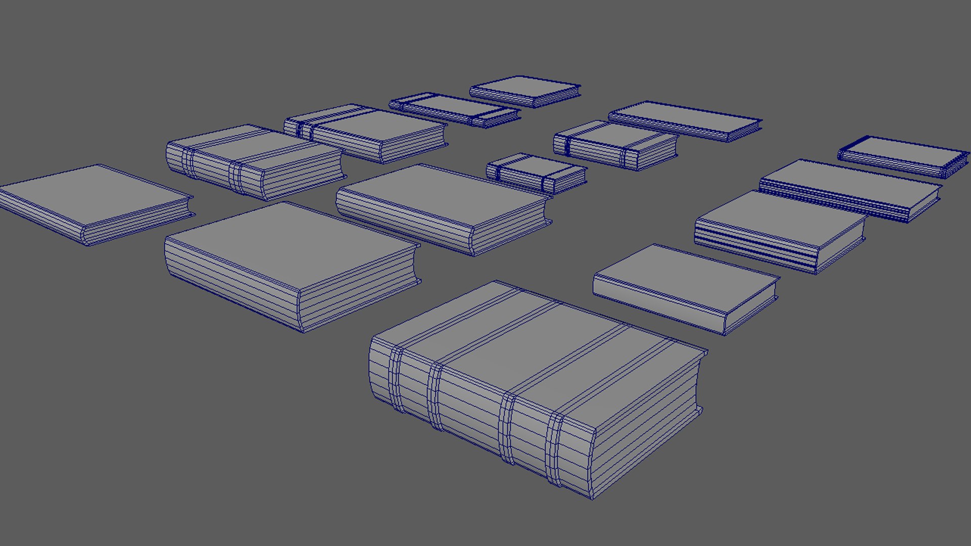 Old Books 3D Model - TurboSquid 2380151