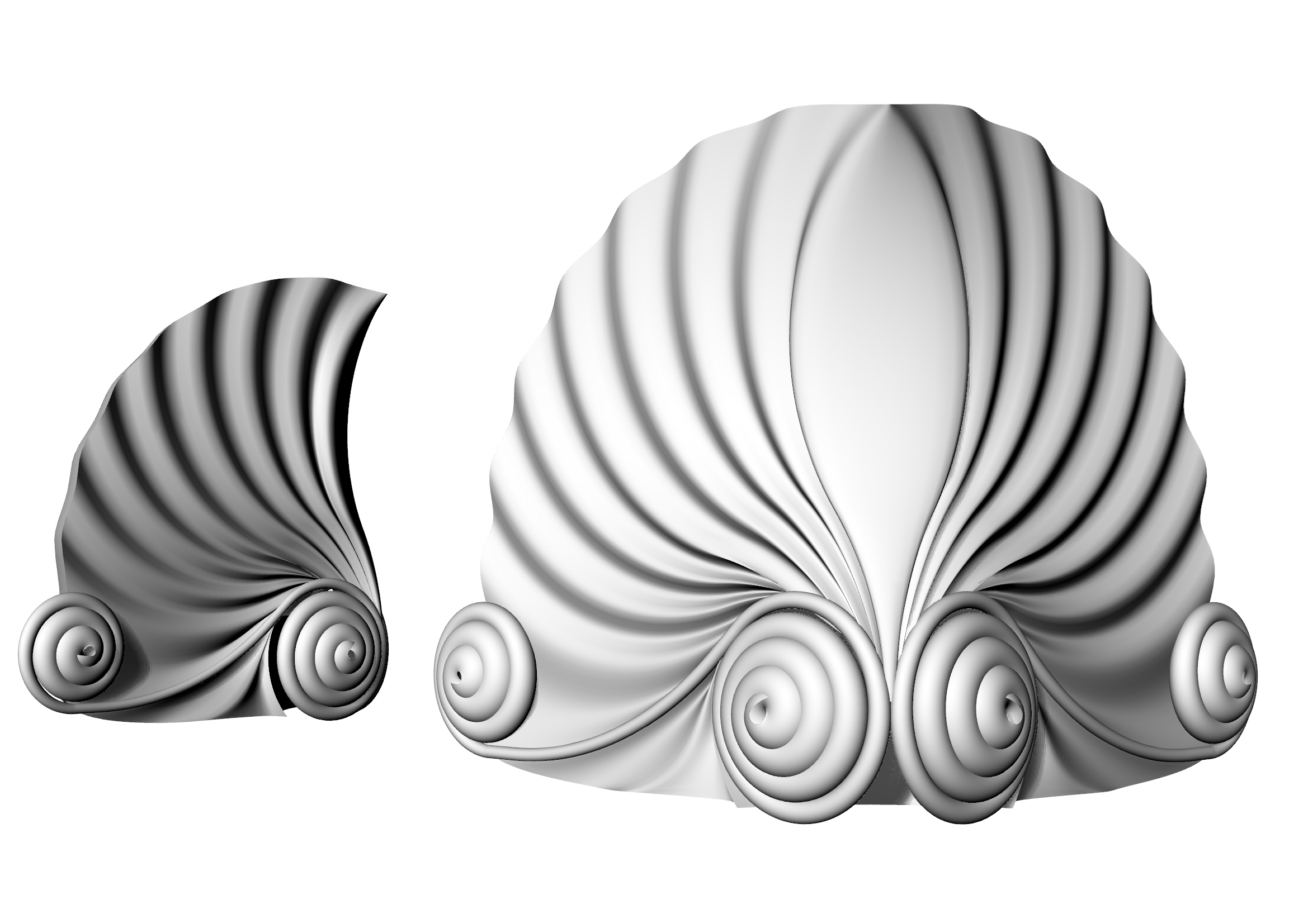 Acroterion corner 3D model - TurboSquid 1321905