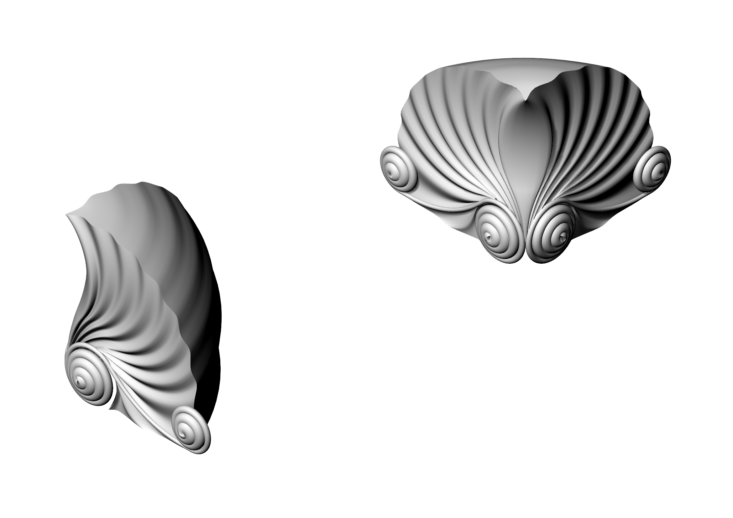 Acroterion corner 3D model - TurboSquid 1321905