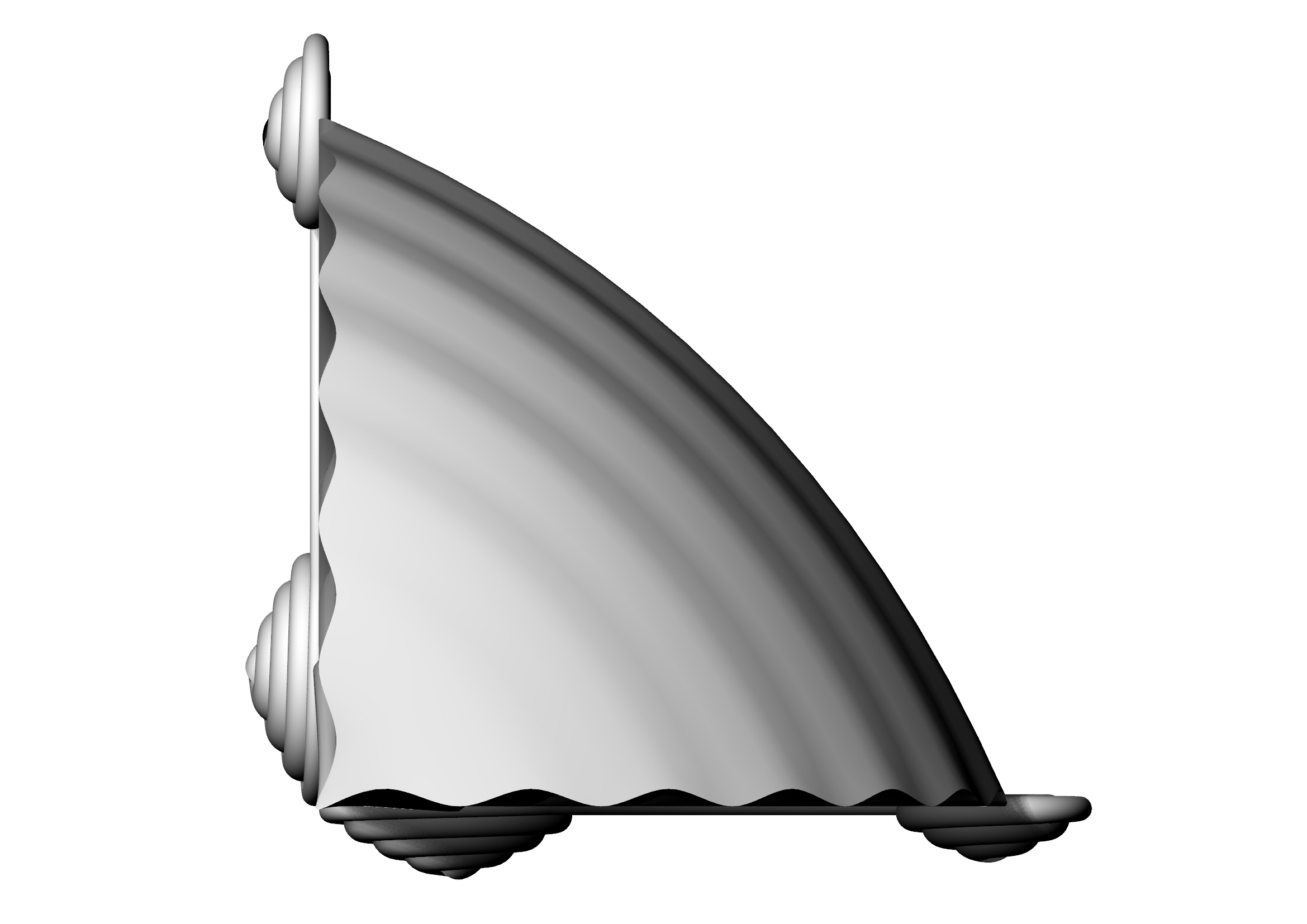 Acroterion corner 3D model - TurboSquid 1321905