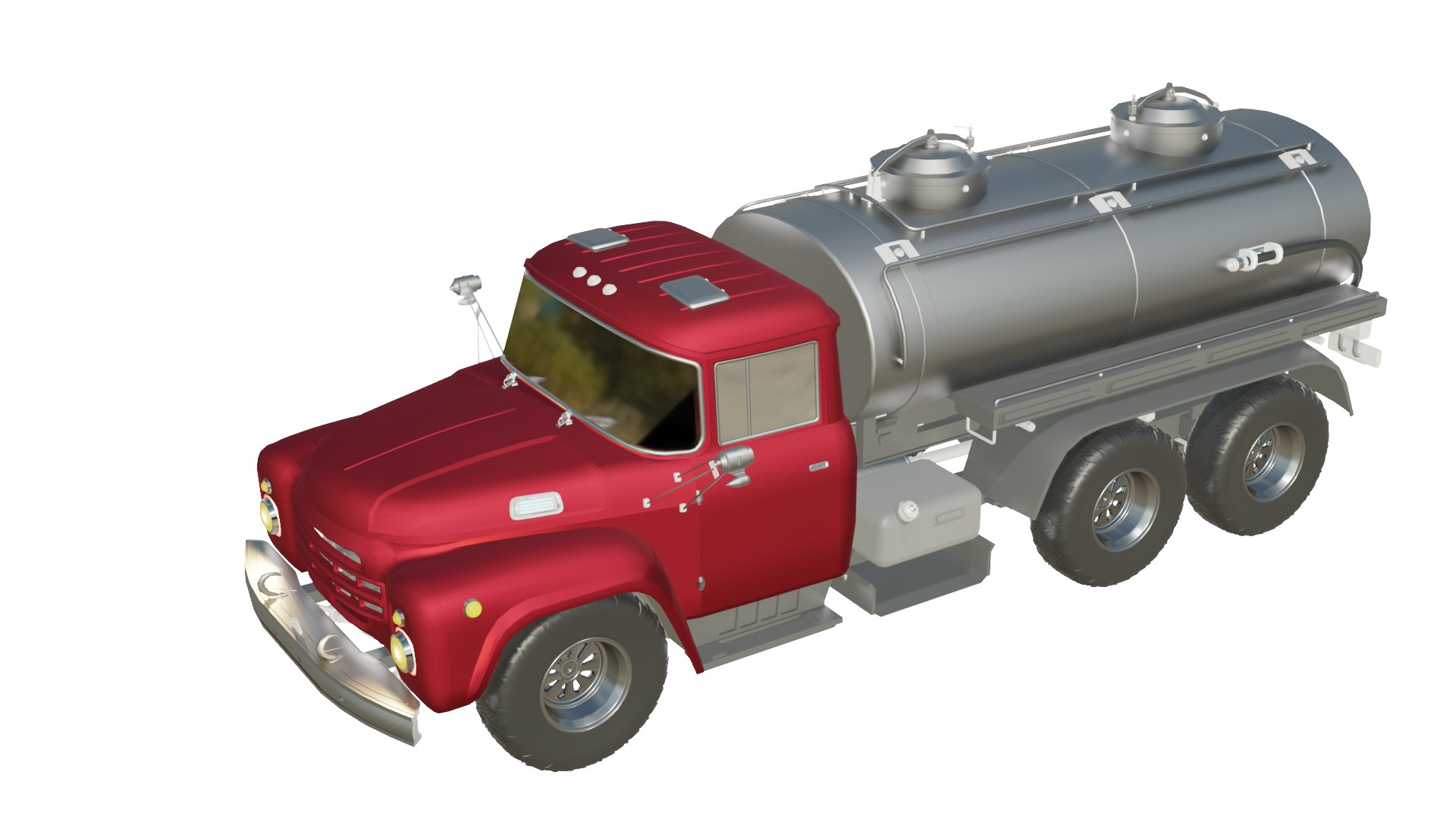 3D Model TANK TRUCK - TurboSquid 2006949