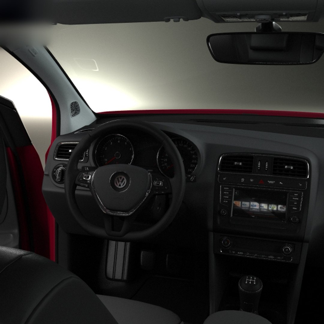 Volkswagen polo 2014 3D model - TurboSquid 1322334