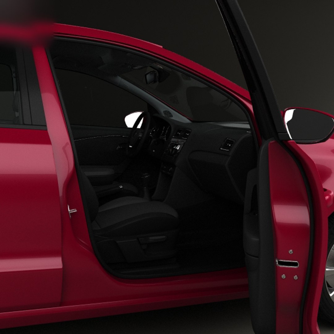 Volkswagen polo 2014 3D model - TurboSquid 1322334