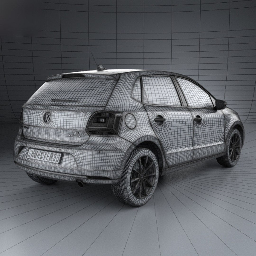 Volkswagen polo 2014 3D model - TurboSquid 1322334